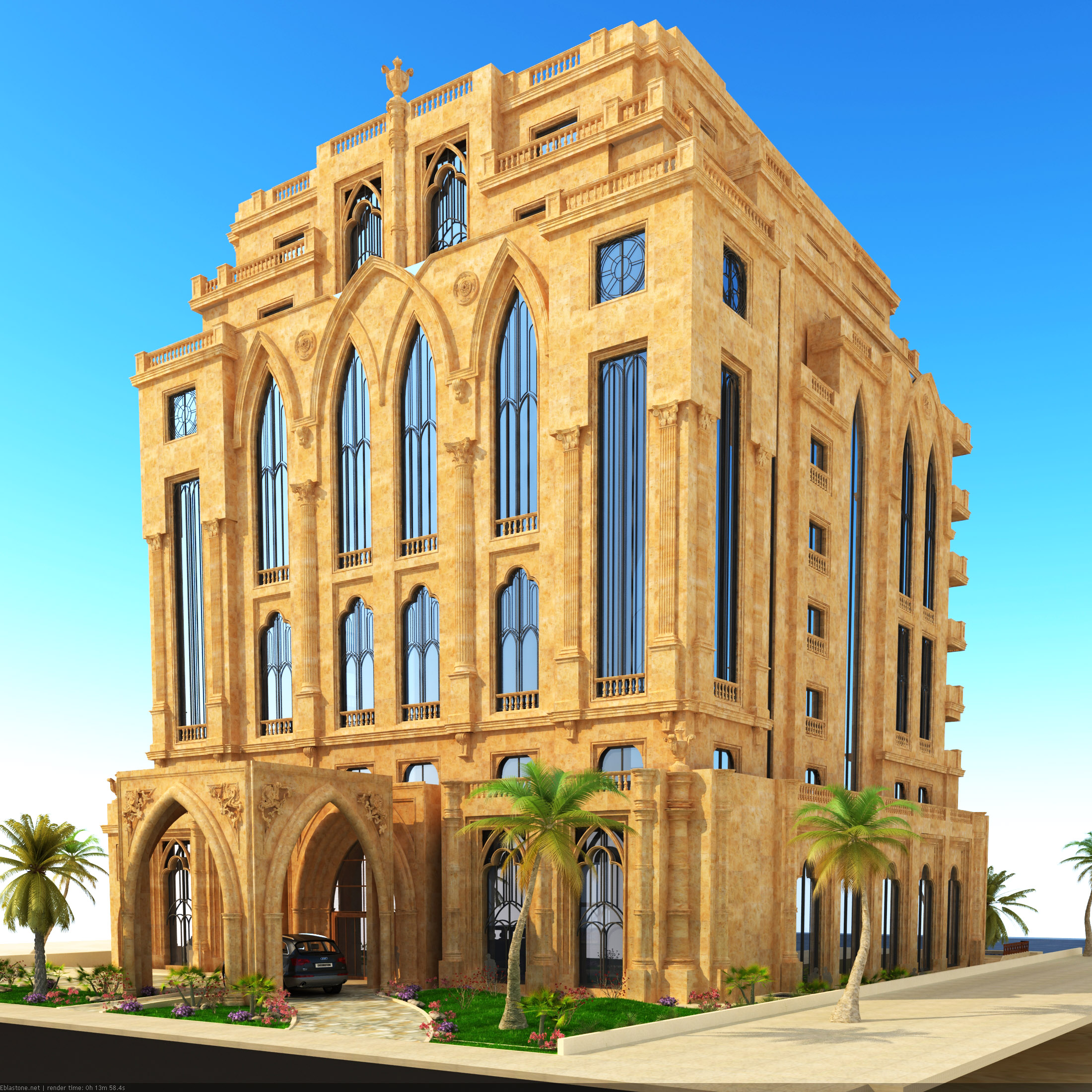 Residential privet building by Ebla Stone - Architizer