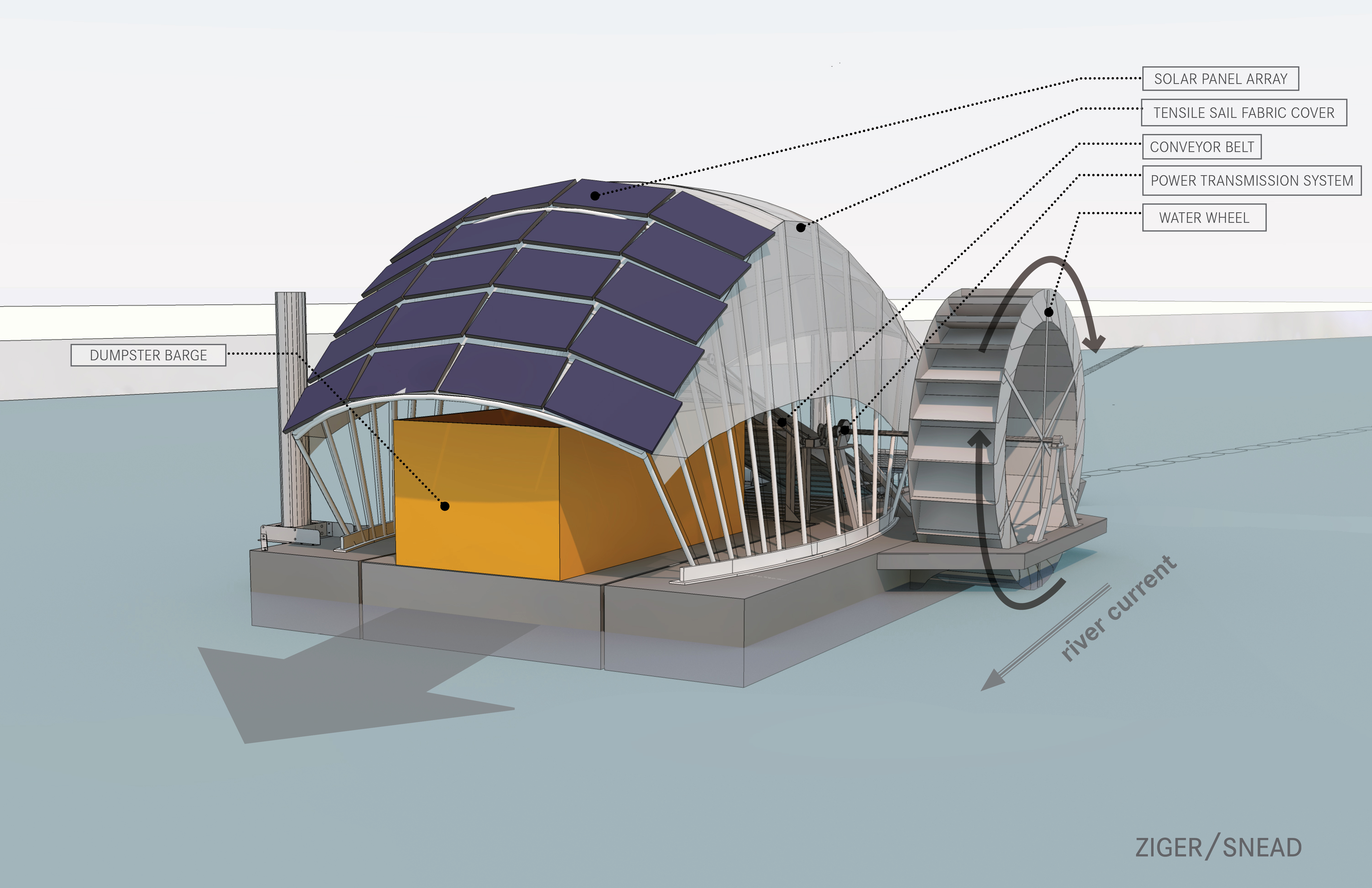 Baltimore Water Wheel by Ziger|Snead Architects - Architizer