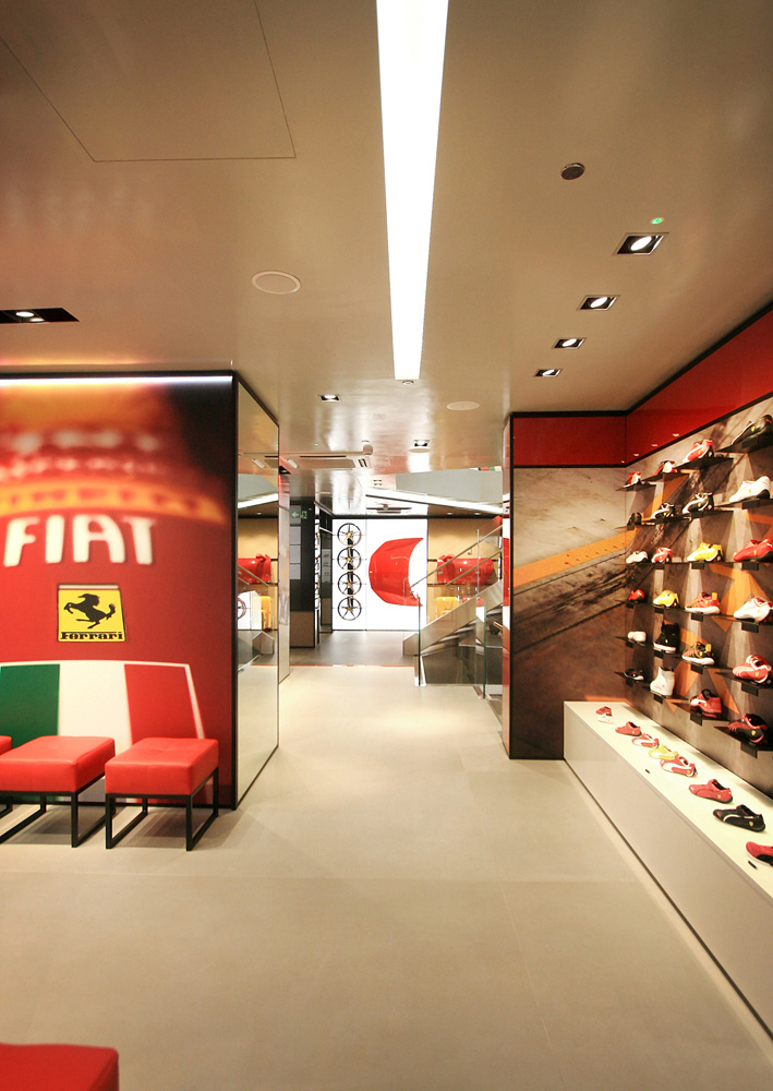 Ferrari Store Milan by Iosa Ghini Associati - Architizer