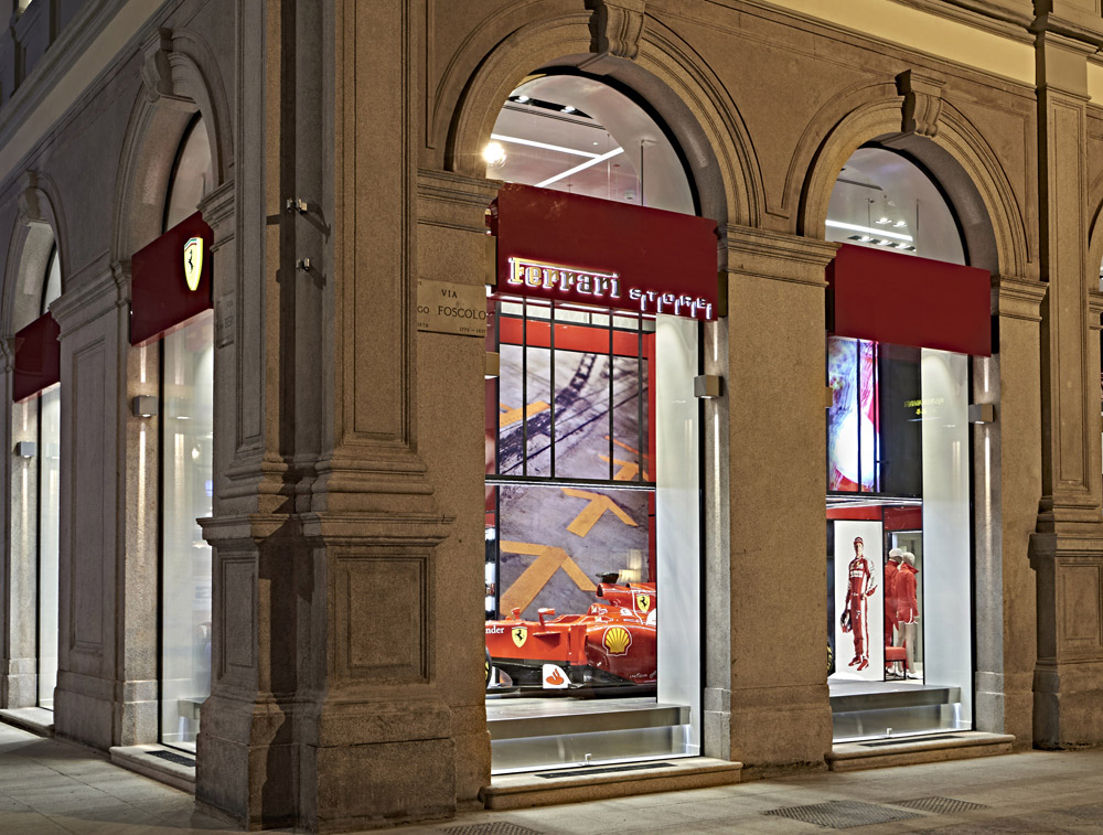 Ferrari Store Milan by Iosa Ghini Associati - Architizer