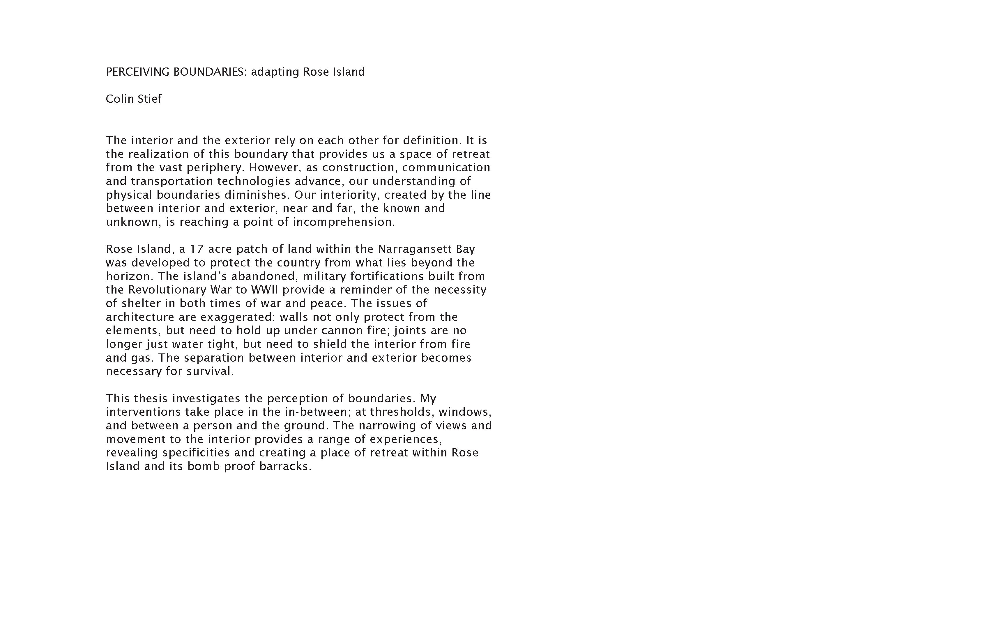 PERCEIVING BOUNDARIES: adapting Rose Island by Colin Stief by RISD ...