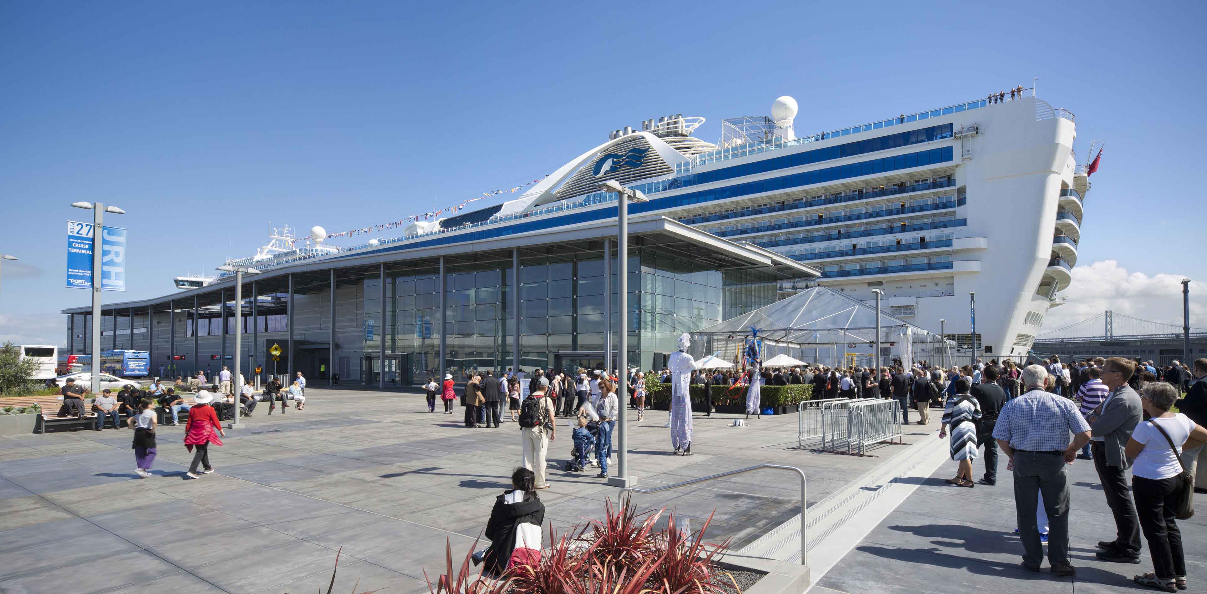 James R. Herman Cruise Terminal Project at Pier 27 by KMD Architects ...