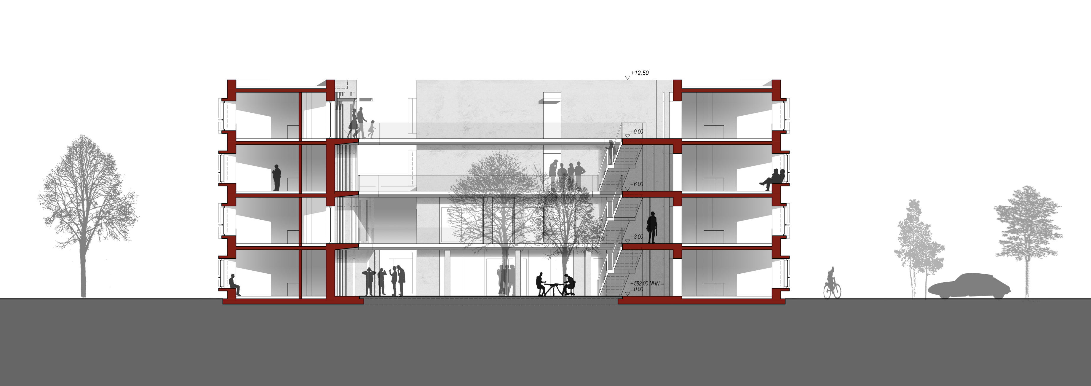 Student Housing, Hof by planBar.architektur - Architizer