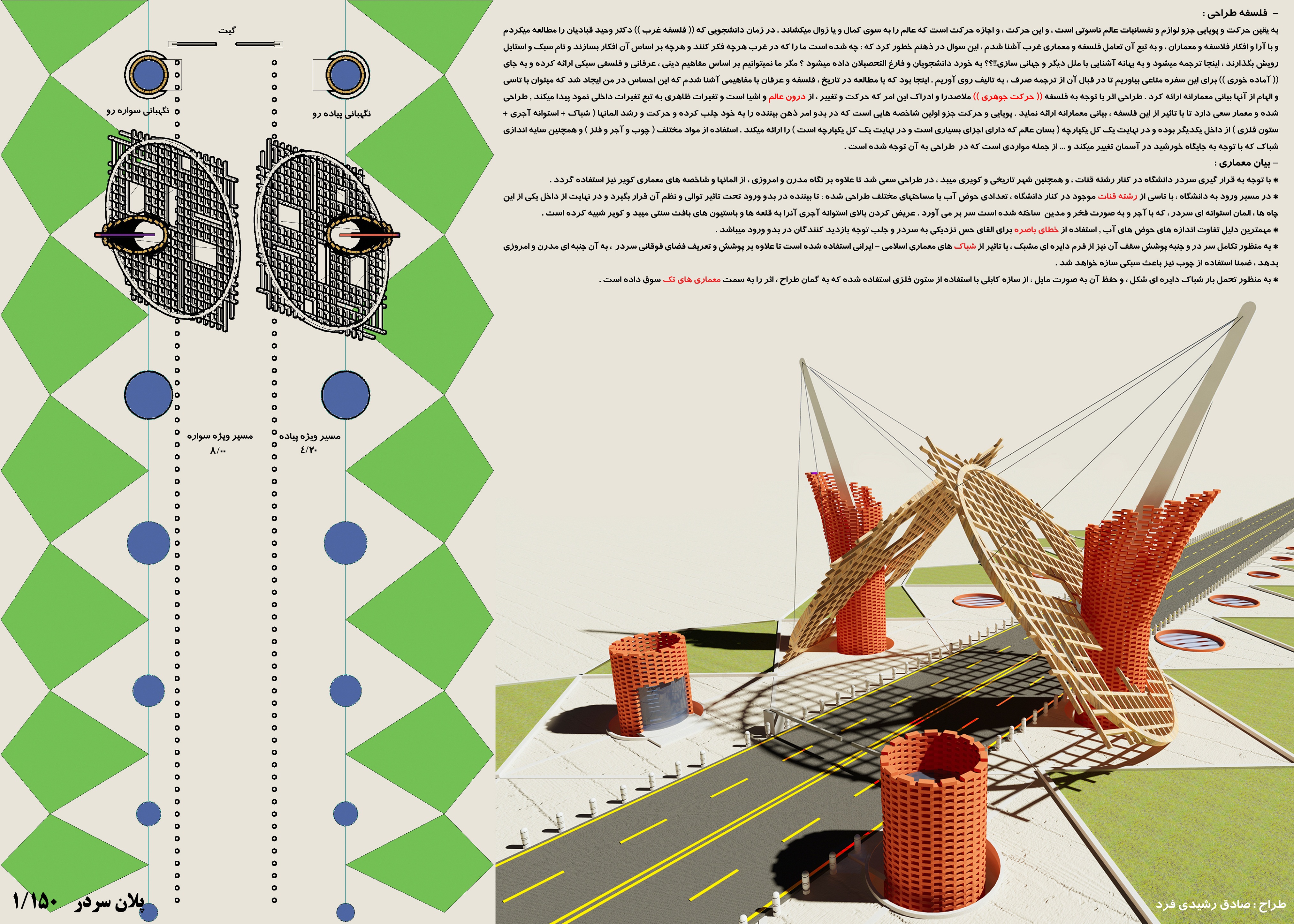 MEYBOD University Gate ( Architecture Competition ) by ARG BAFT ...