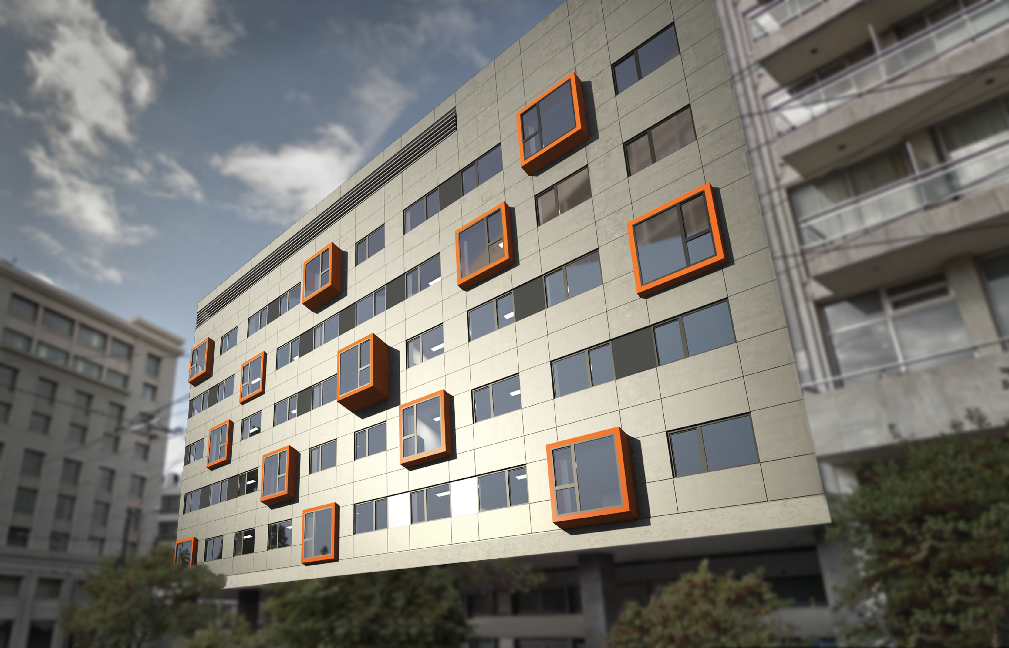 REFURBISHMENT & REUSE of existing OFFICE BUILDING by MRA Architects ...