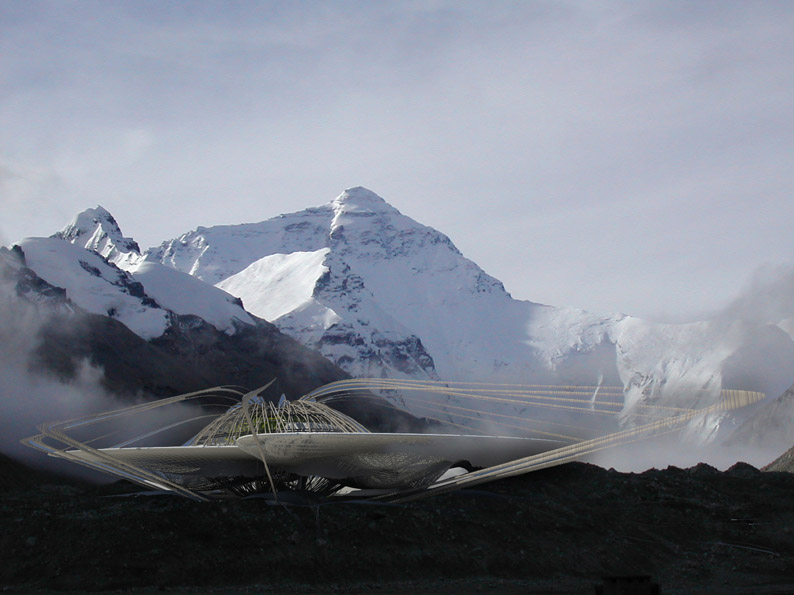 Artificial snow cave, emergency shelter by Margot Krasojevic ...