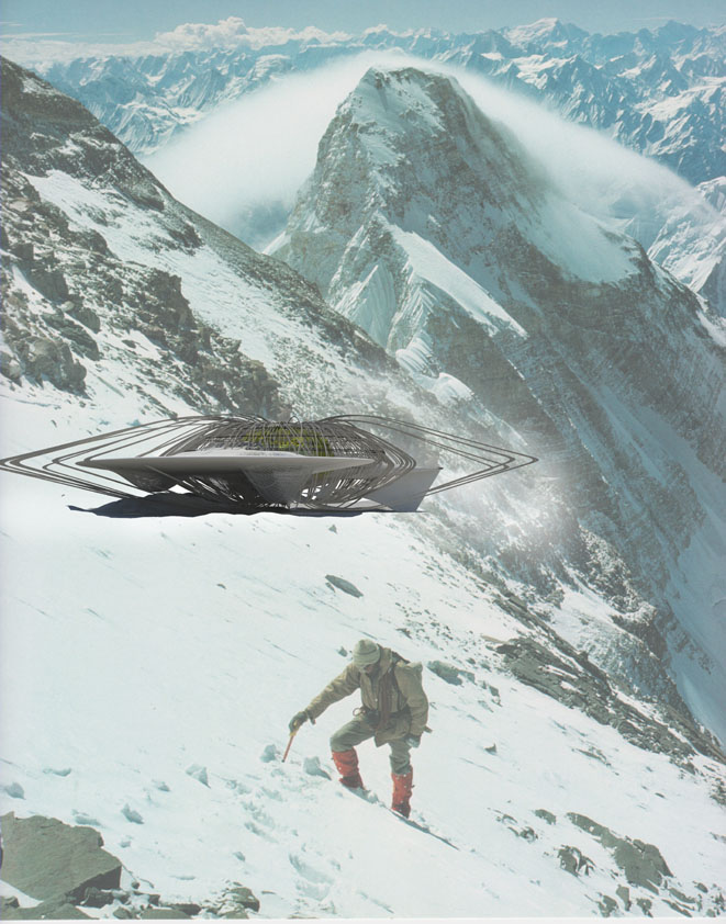 Artificial snow cave, emergency shelter by Margot Krasojevic ...