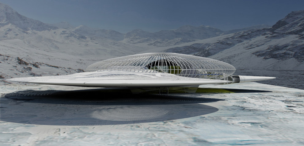 Artificial snow cave, emergency shelter by Margot Krasojevic ...