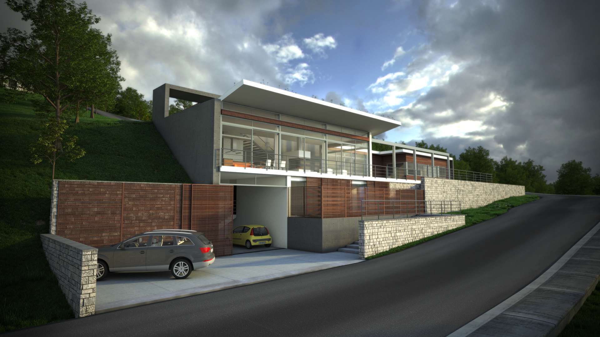 Kastav House: a prism anchored in the rock by NMD | NOMADAS - Architizer