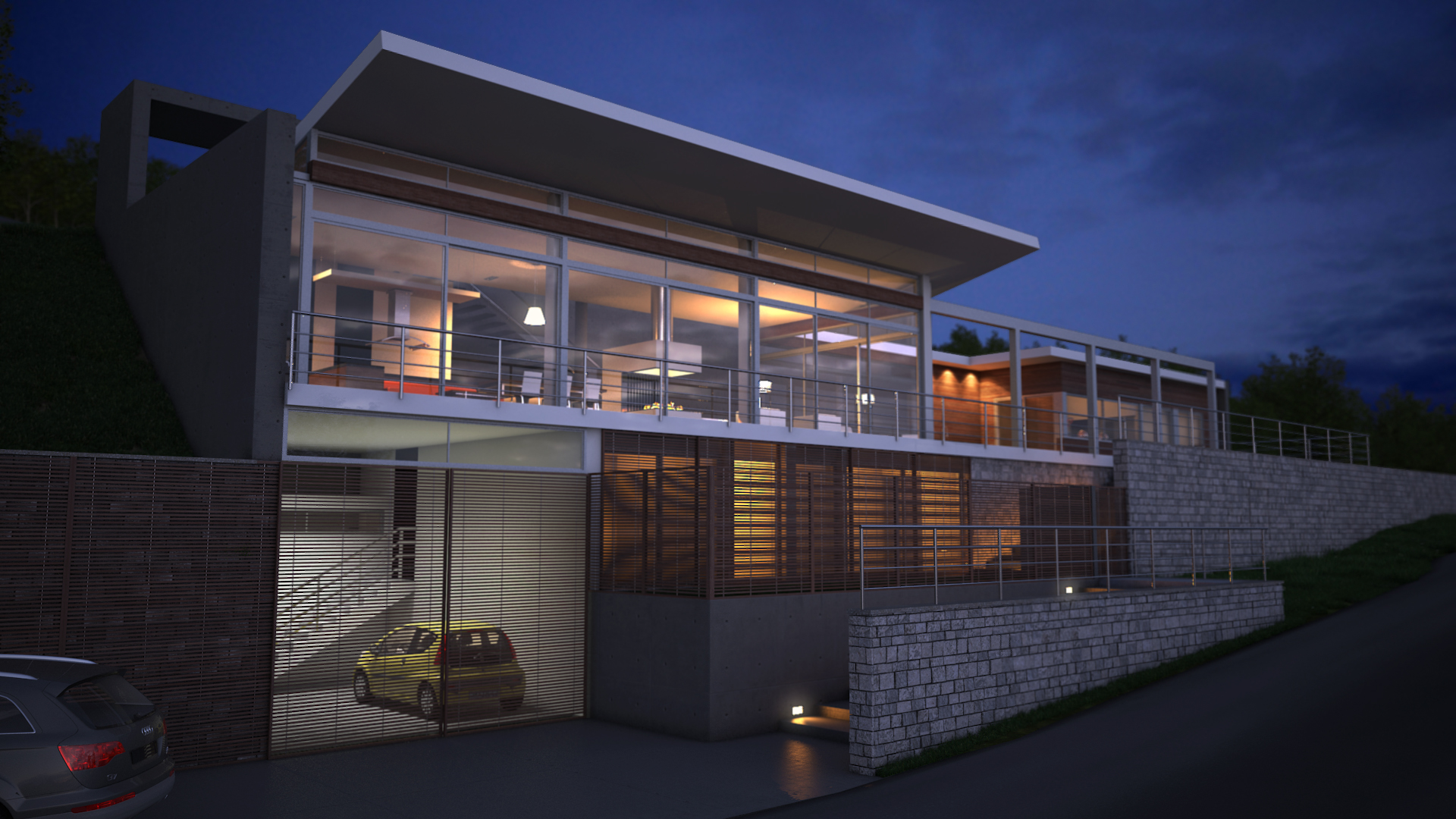 Kastav House: a prism anchored in the rock by NMD | NOMADAS - Architizer