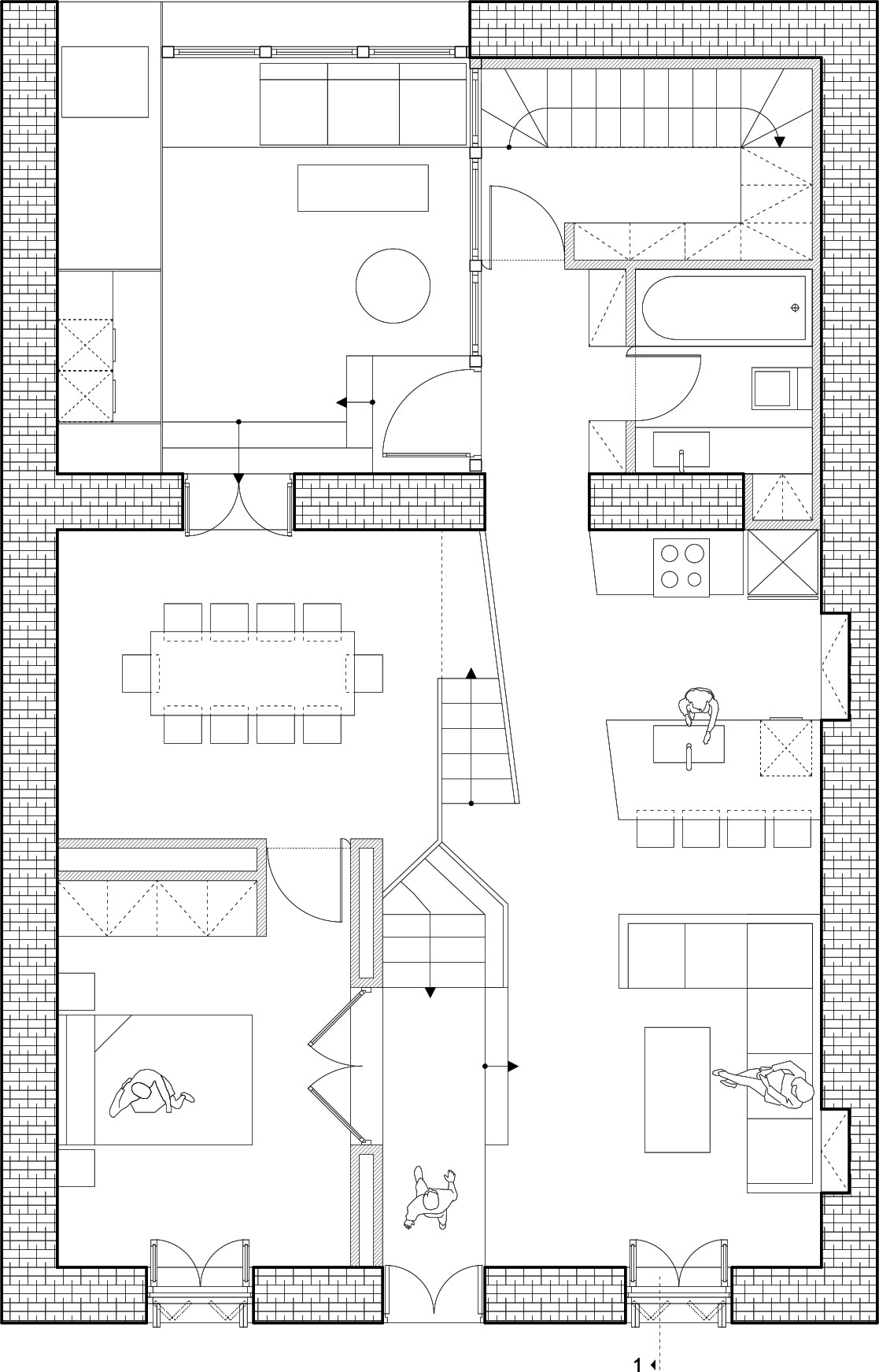 Staggered House - Neoclassic House Renovation in Athens by schema ...