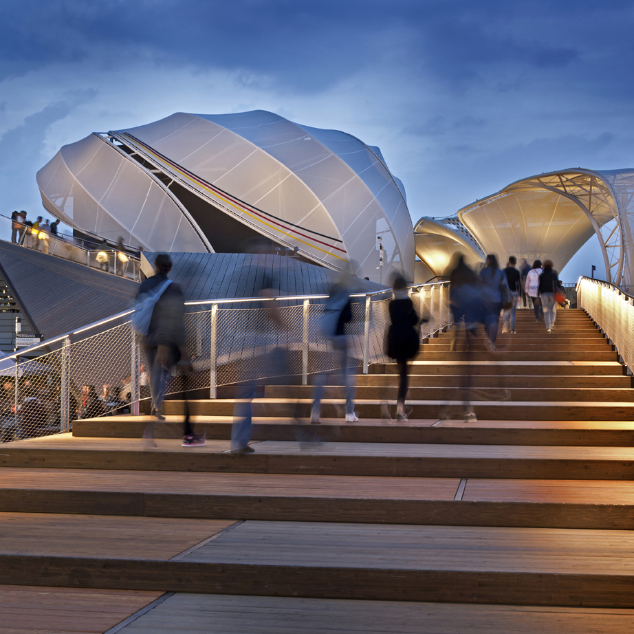German Pavilion at the EXPO 2015 in Milan by SCHMIDHUBER - Architizer