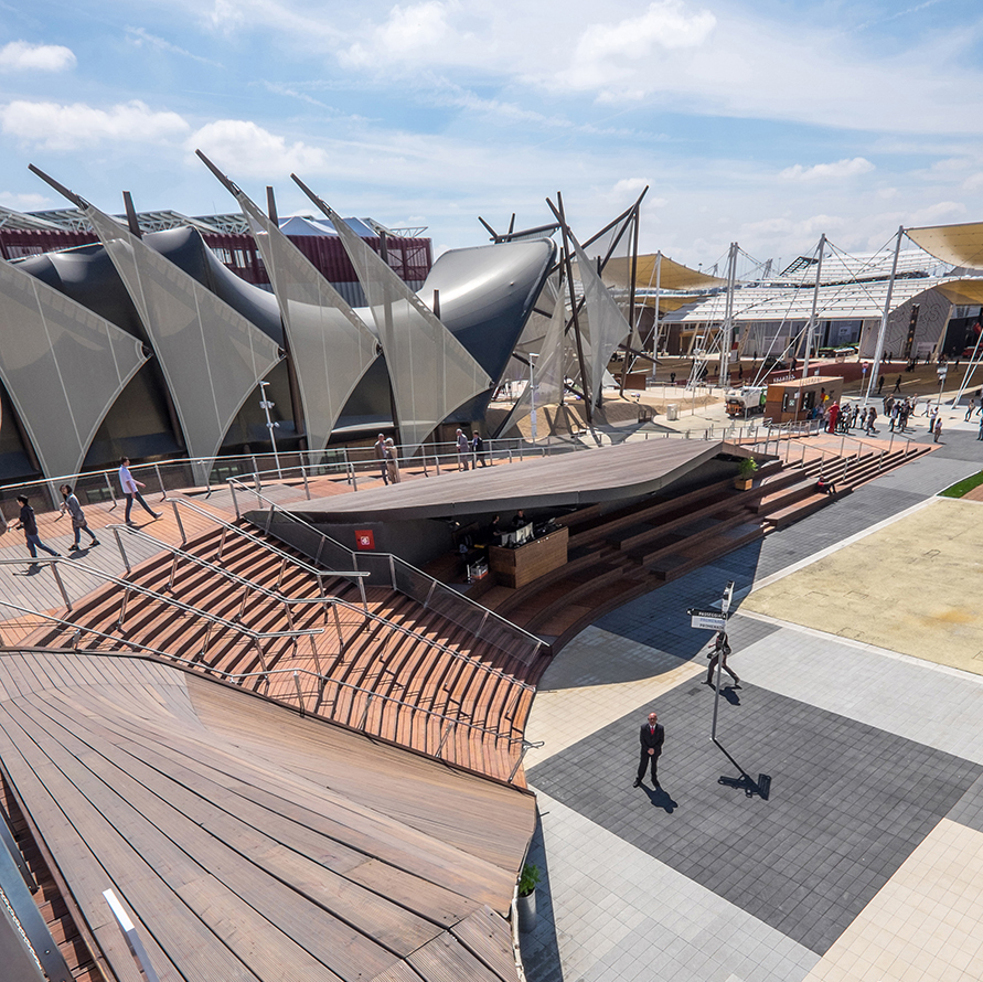 German Pavilion at the EXPO 2015 in Milan by SCHMIDHUBER - Architizer