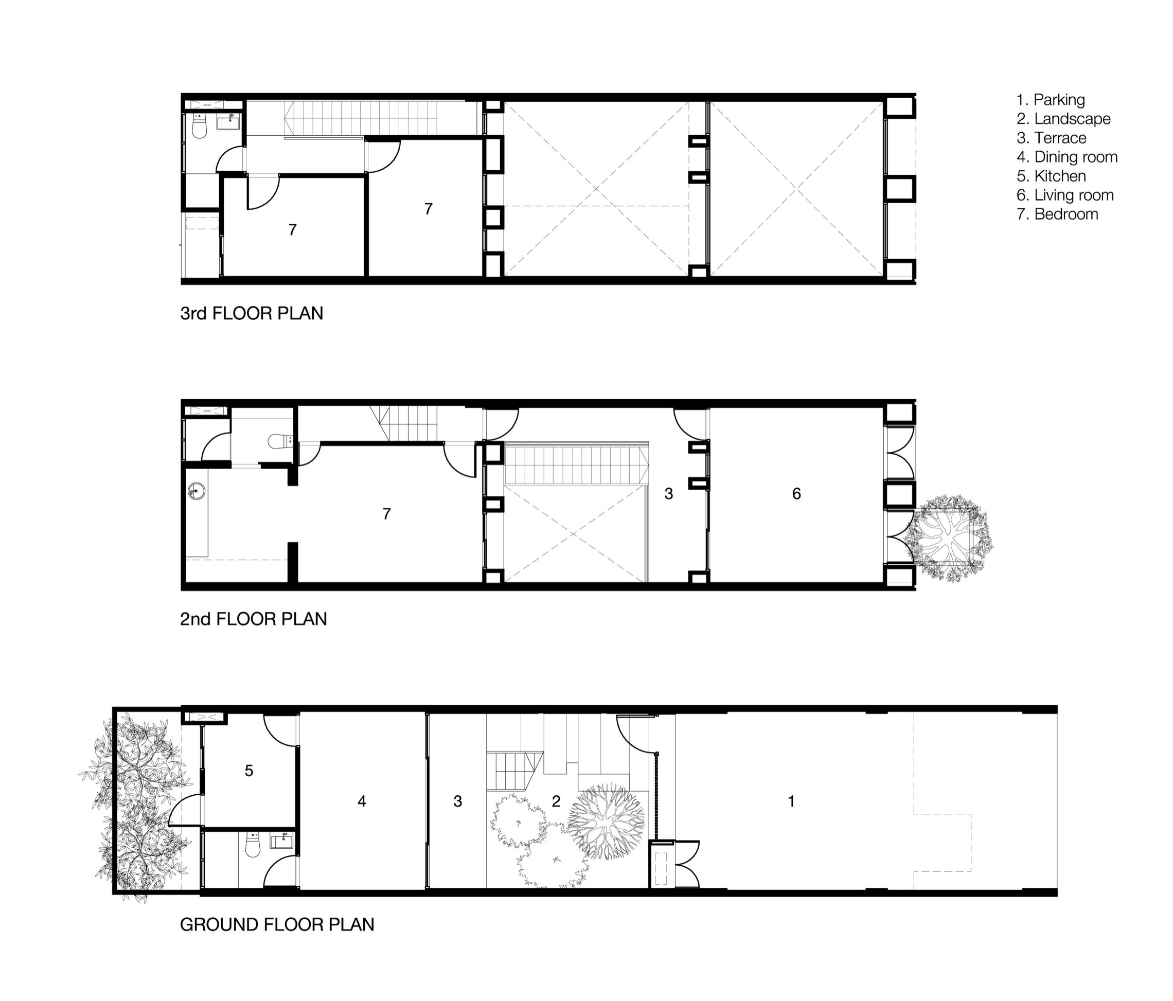 Townhouse with Private Courtyard - Architizer