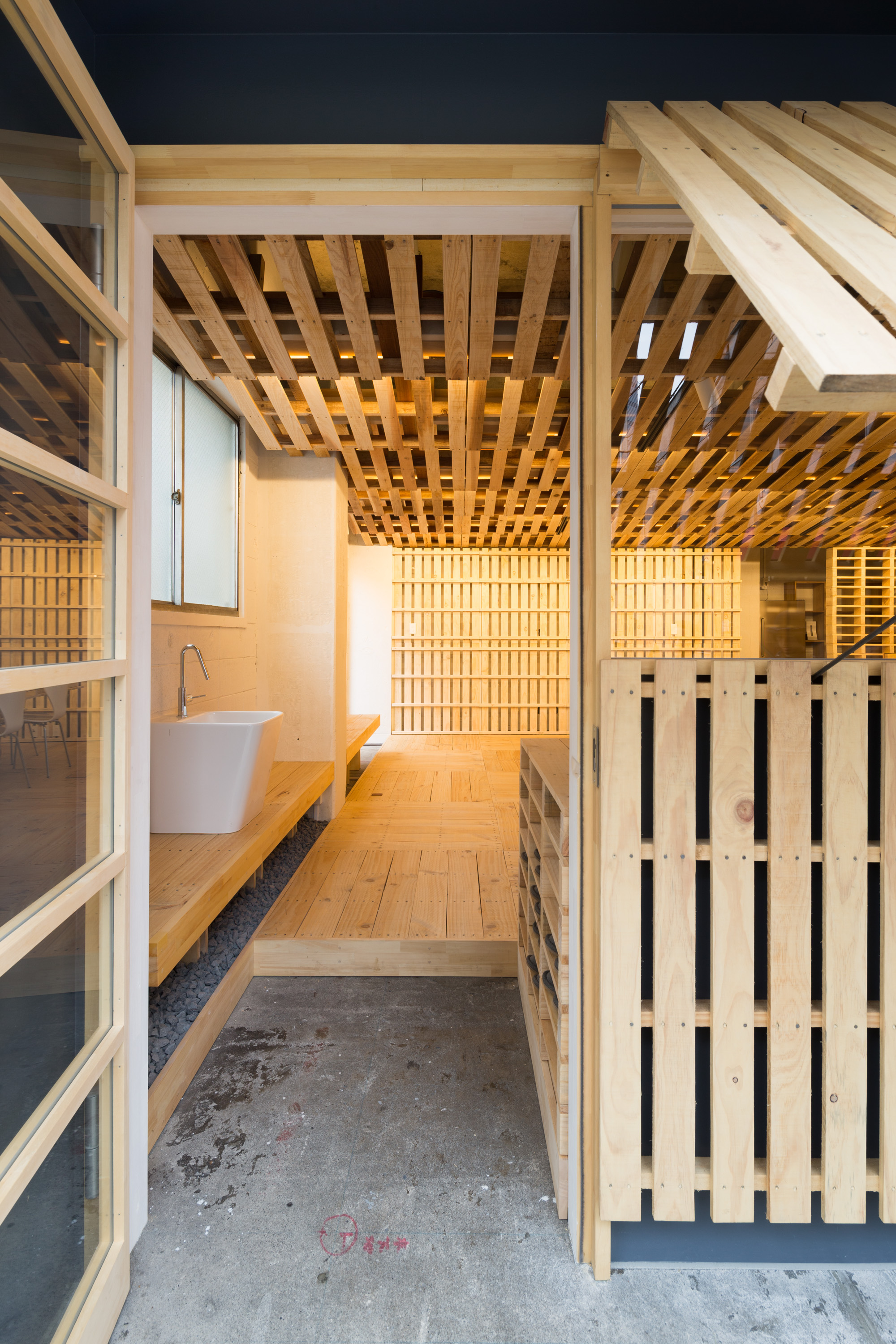 “Palette” with Flap Shutters by Hiroki Tominaga Atelier - Architizer