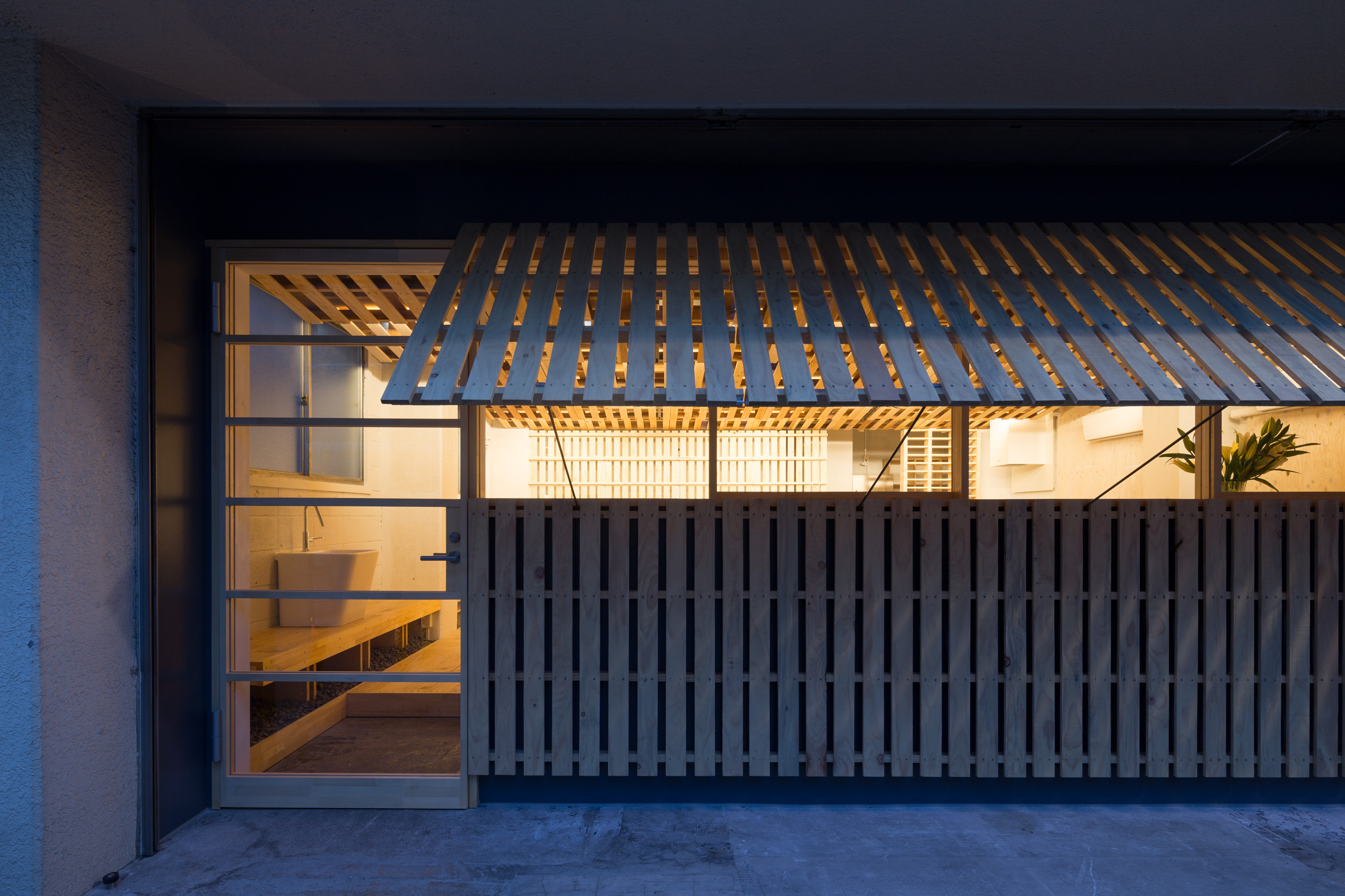“Palette” with Flap Shutters by Hiroki Tominaga Atelier - Architizer