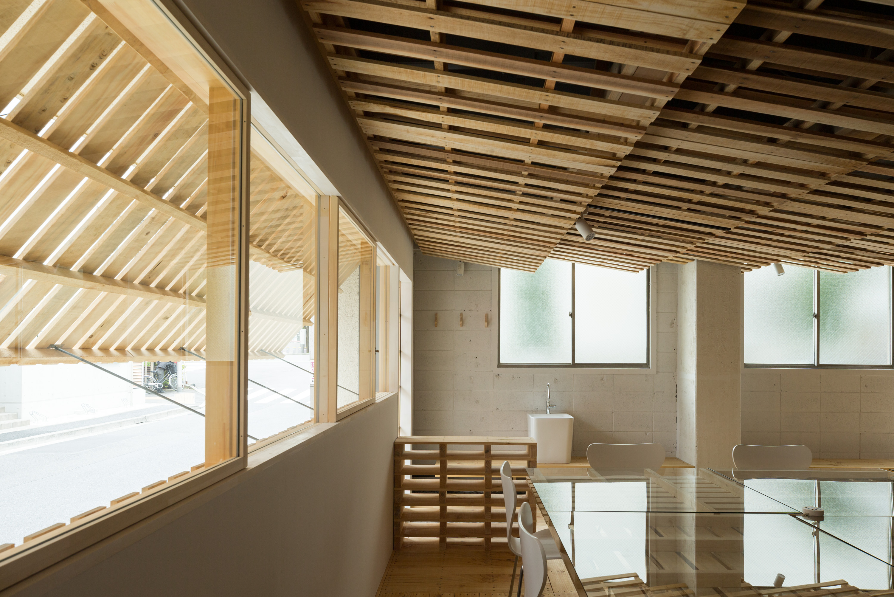 “Palette” with Flap Shutters by Hiroki Tominaga Atelier - Architizer