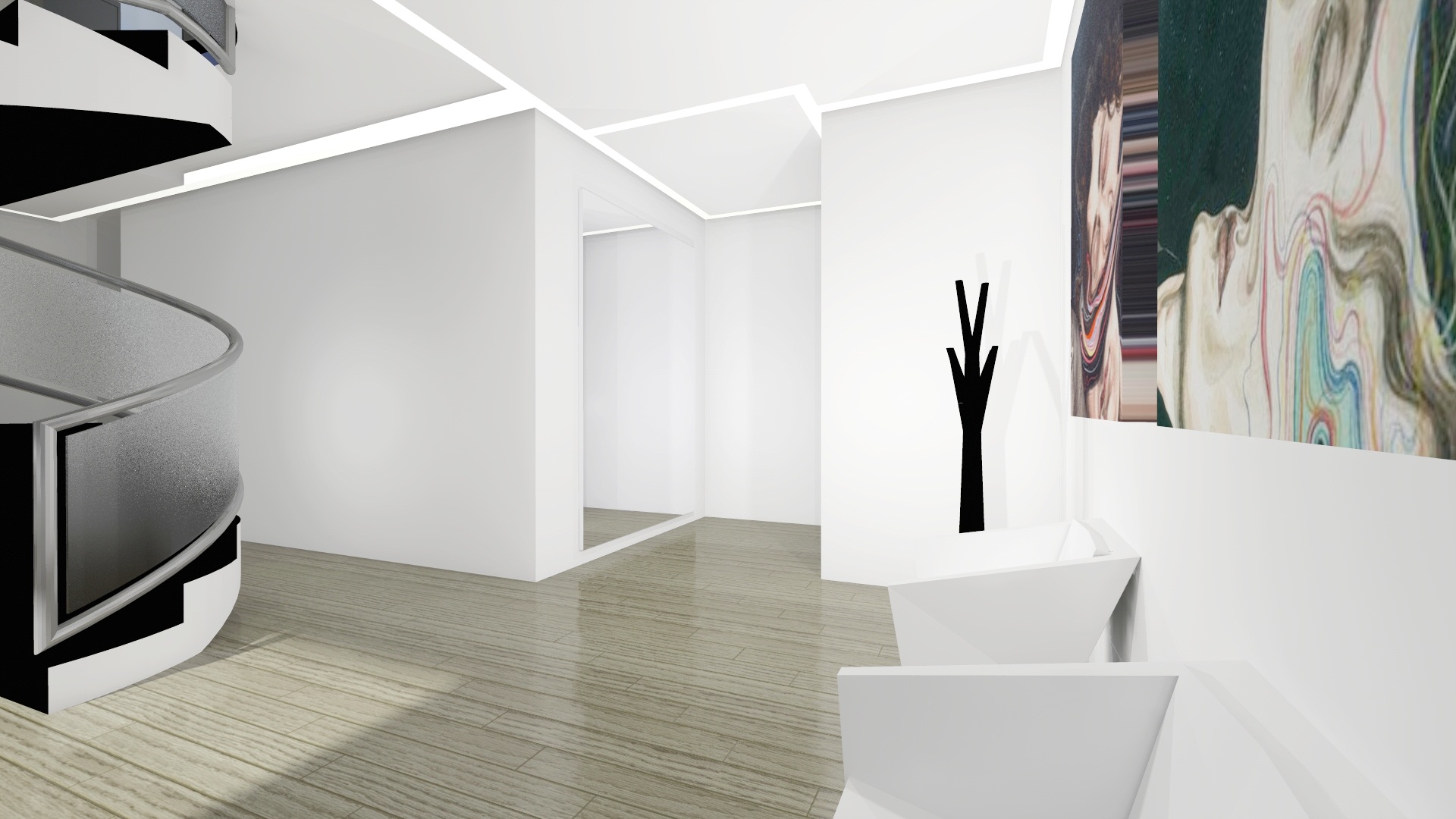 Black Cube House by Hajar Abdellaoui (Interior architecture student ...