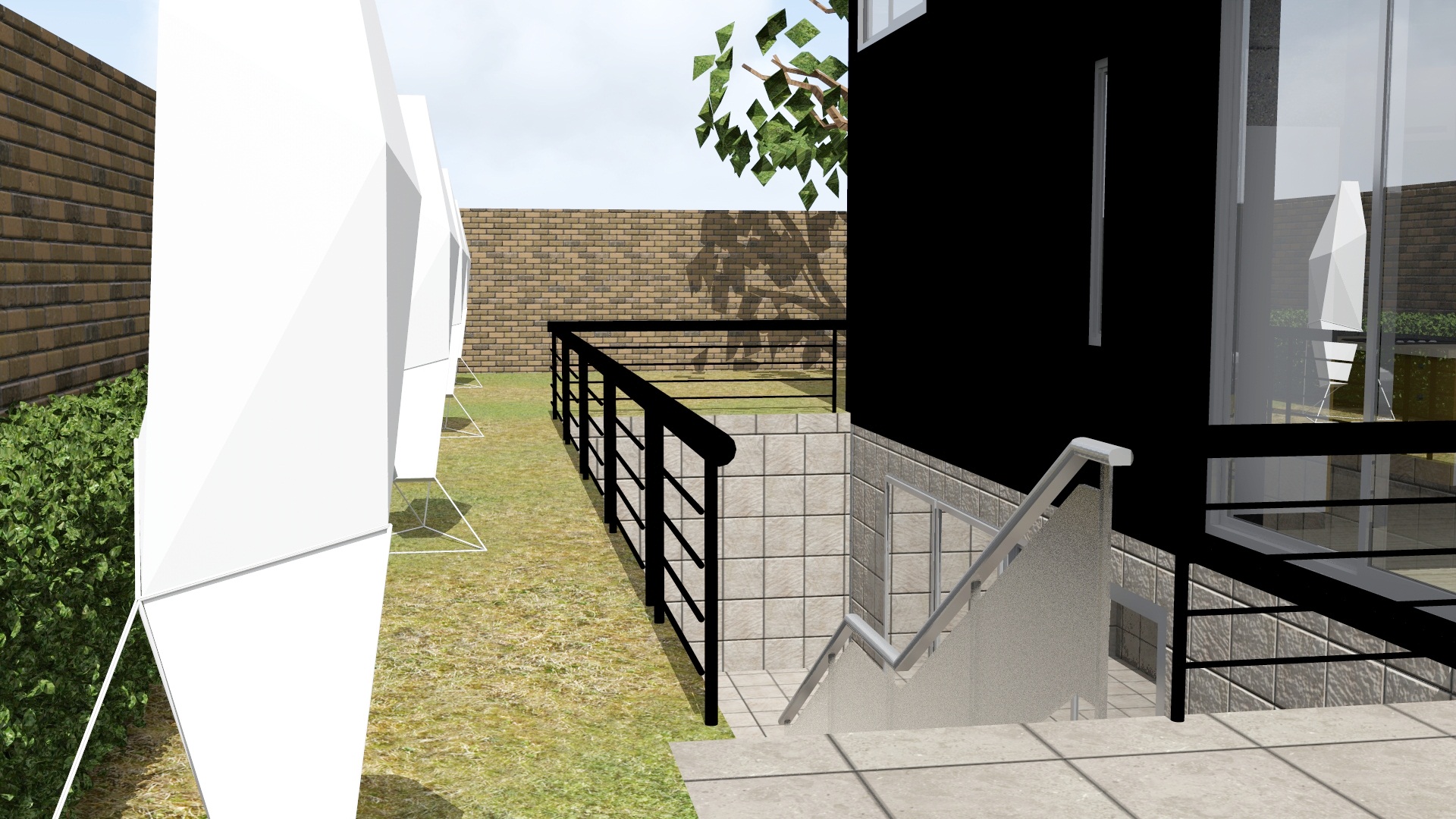 Black Cube House by Hajar Abdellaoui (Interior architecture student ...