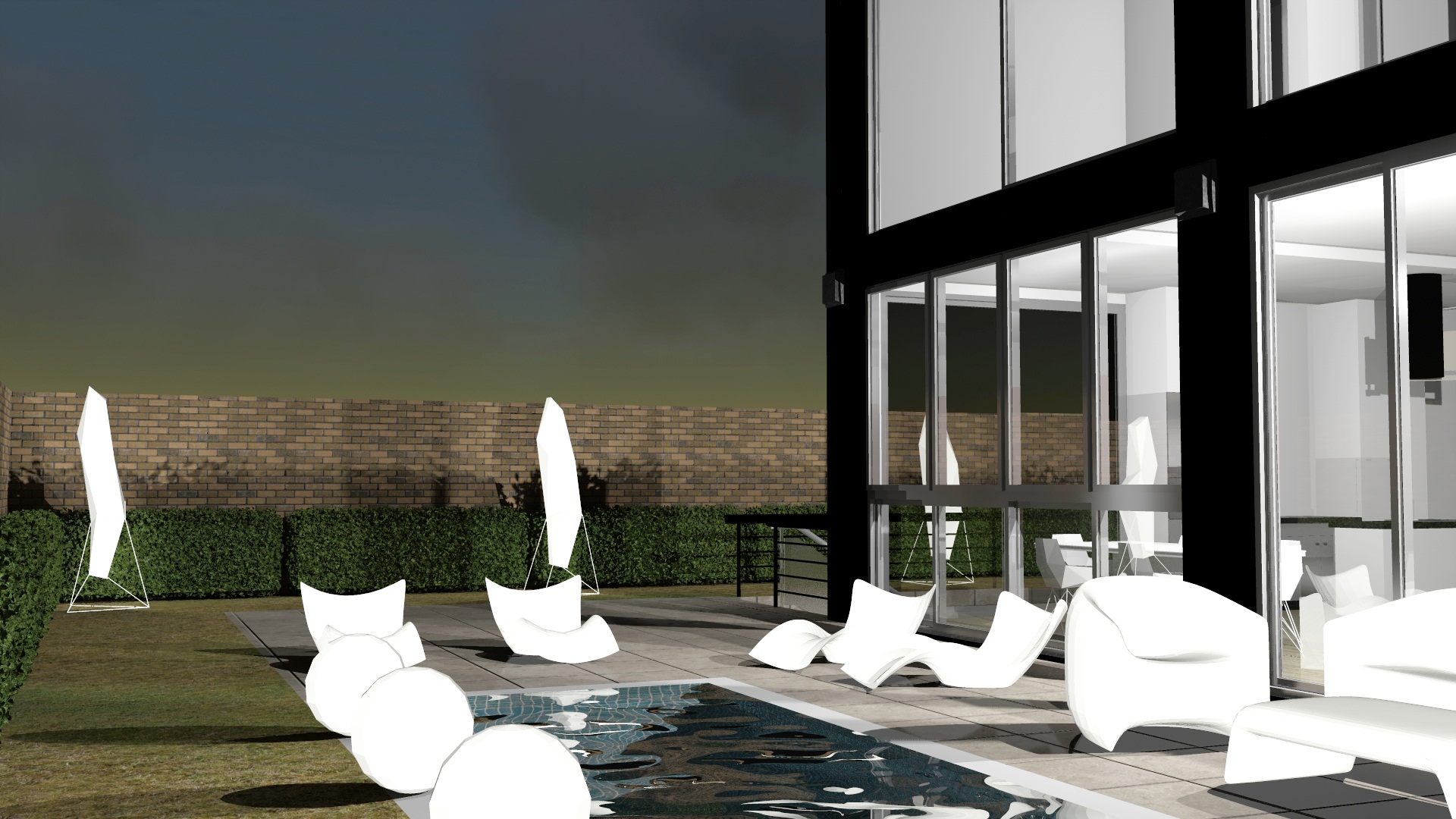 Black Cube House by Hajar Abdellaoui (Interior architecture student ...