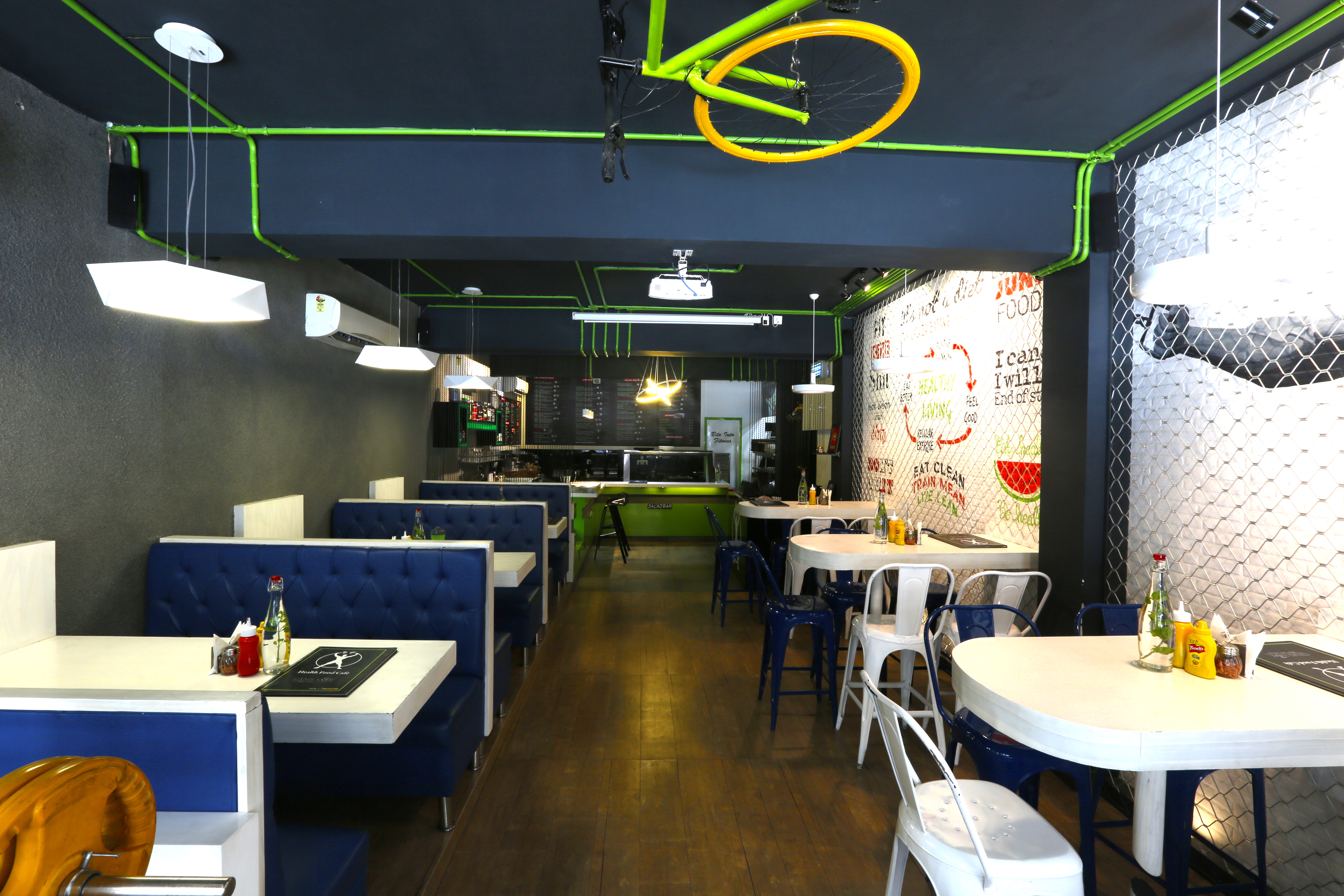 Gymskook Health Food Cafe by Rishabh Sarpal Design Studio - Architizer