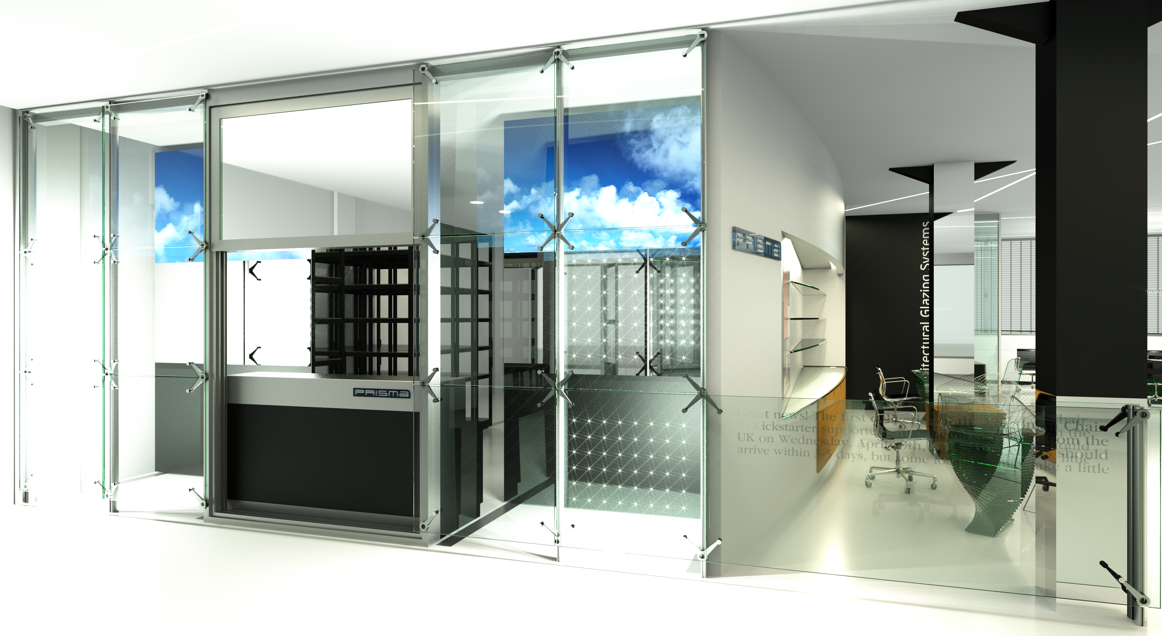 PRISMA Athens showroom by IdeART Karamanlidis - Architizer