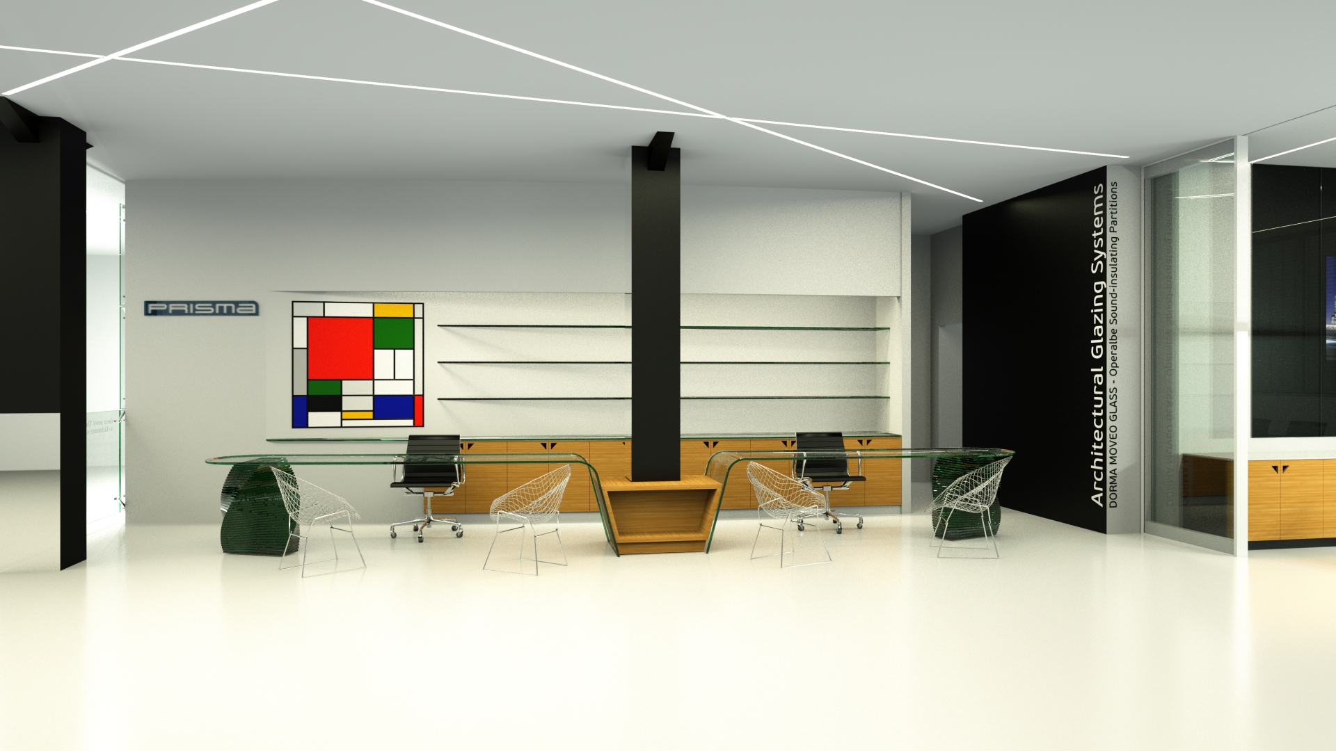 PRISMA Athens showroom by IdeART Karamanlidis - Architizer