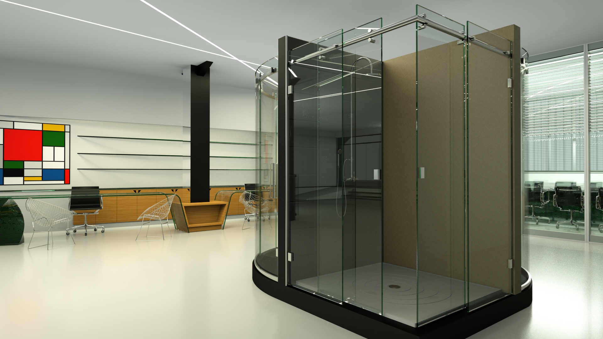 PRISMA Athens showroom by IdeART Karamanlidis - Architizer