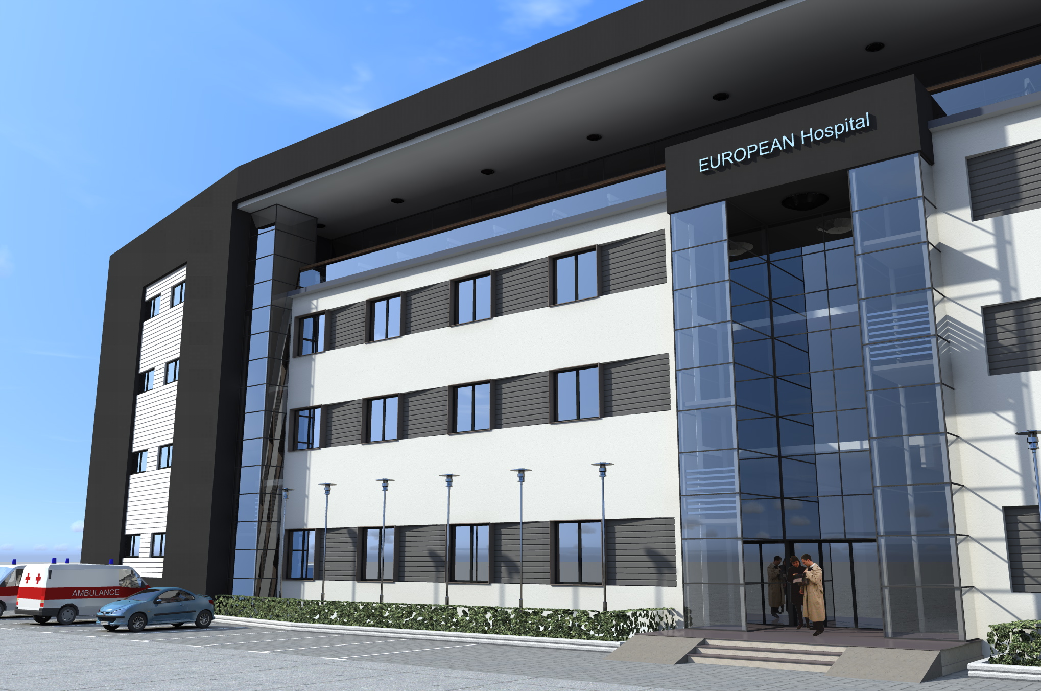 "EUROPEAN HOSPITAL" by " COMFORTGroup" - Architizer