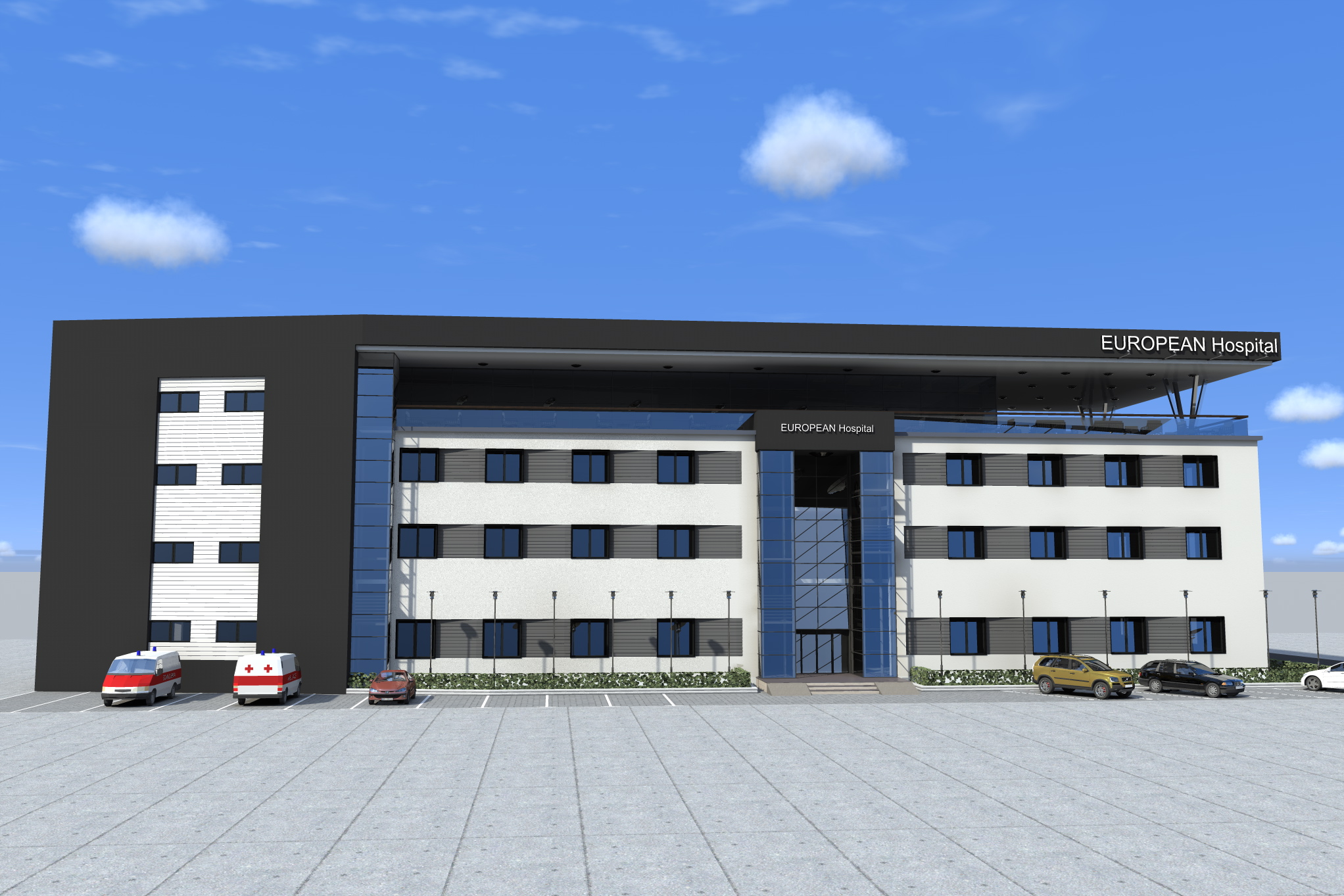 "EUROPEAN HOSPITAL" by " COMFORTGroup" - Architizer