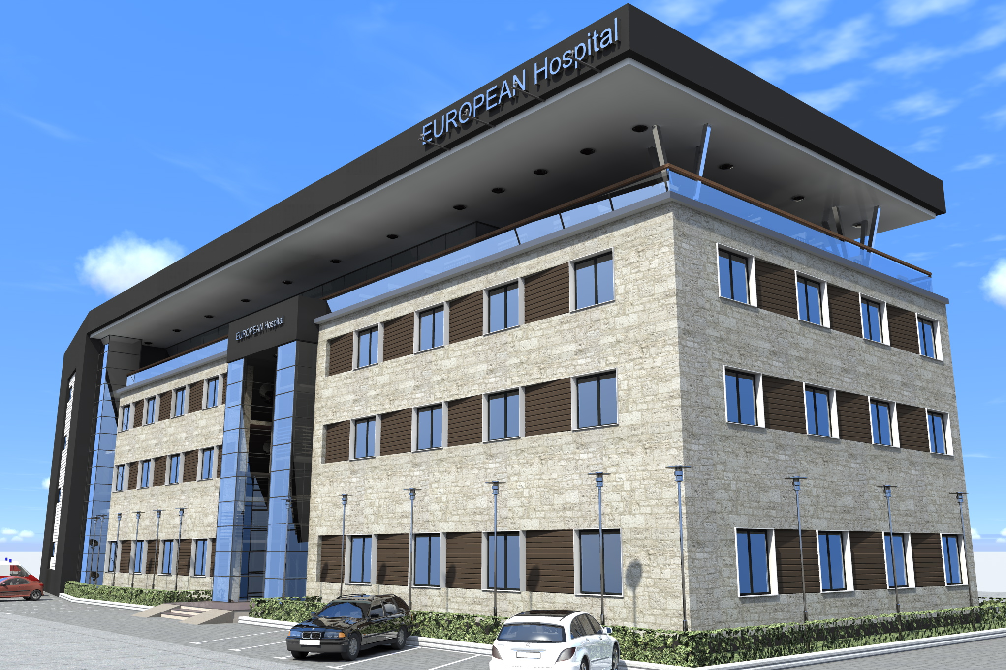 "EUROPEAN HOSPITAL" by " COMFORTGroup" - Architizer