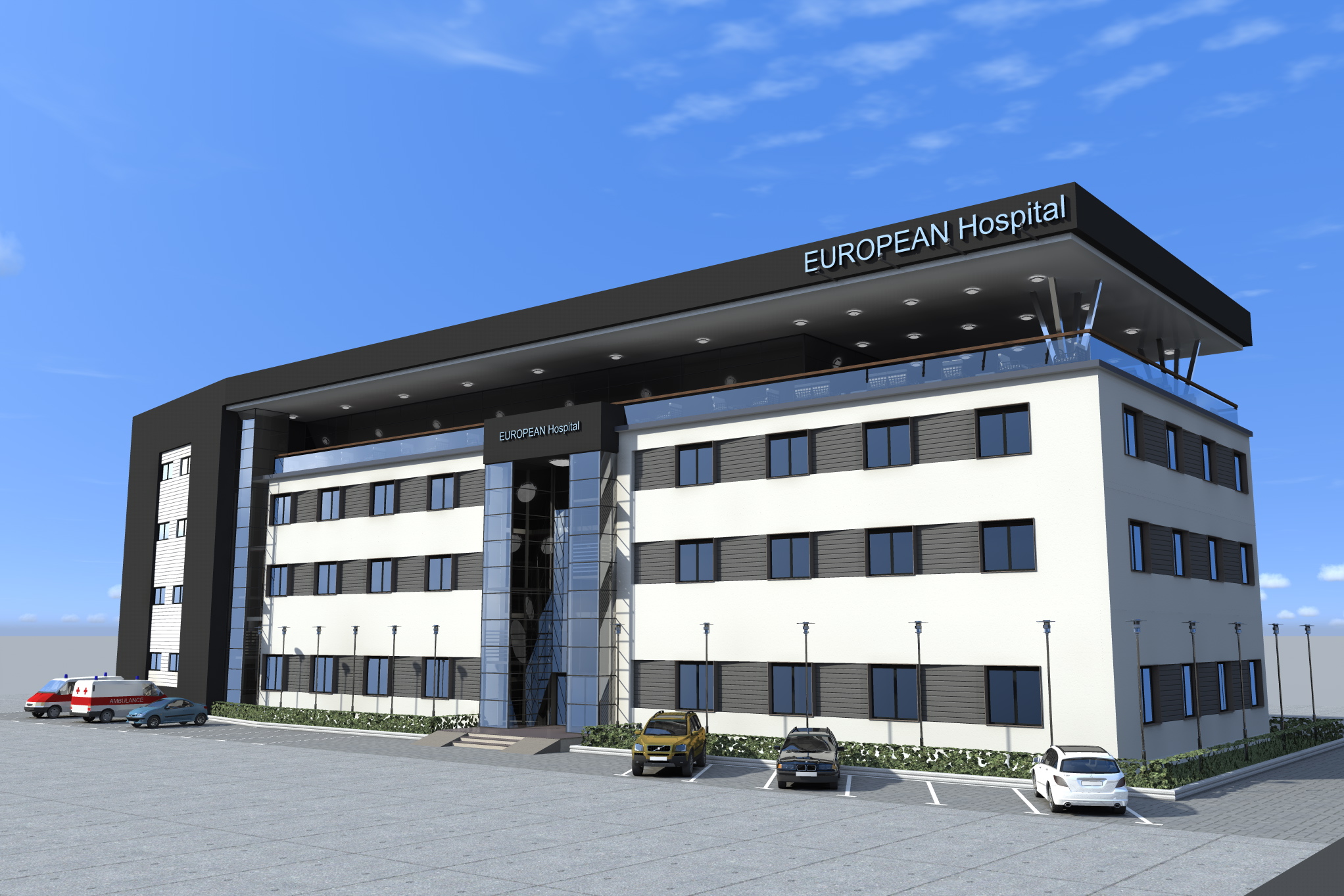 "EUROPEAN HOSPITAL" by " COMFORTGroup" - Architizer