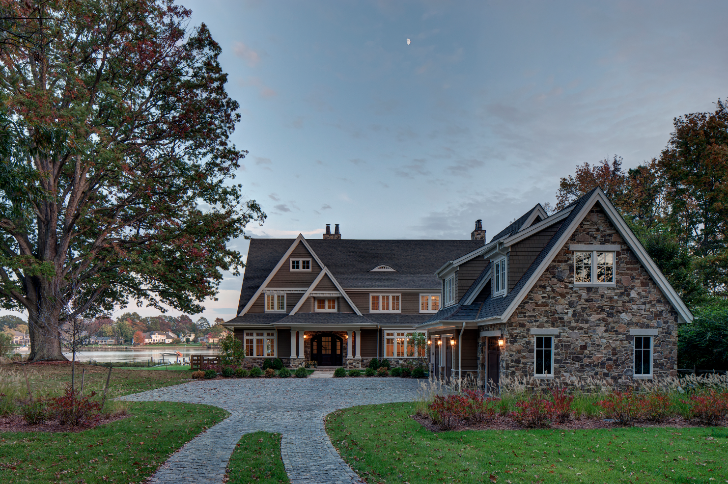 Traditional Chesapeake Bay Waterfront, Maryland by Hammond Wilson ...