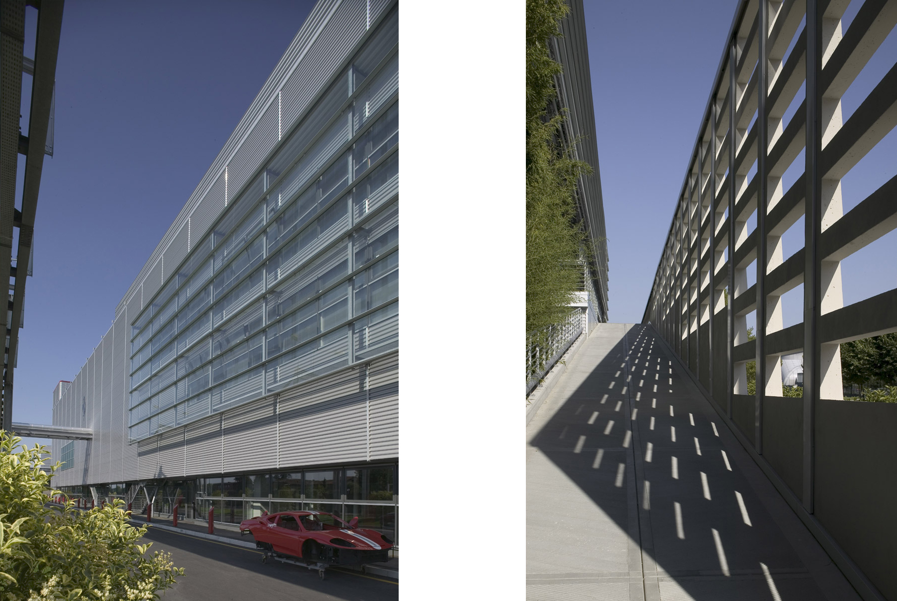 Ferrari Paintshop Building by MVarchitects - Architizer