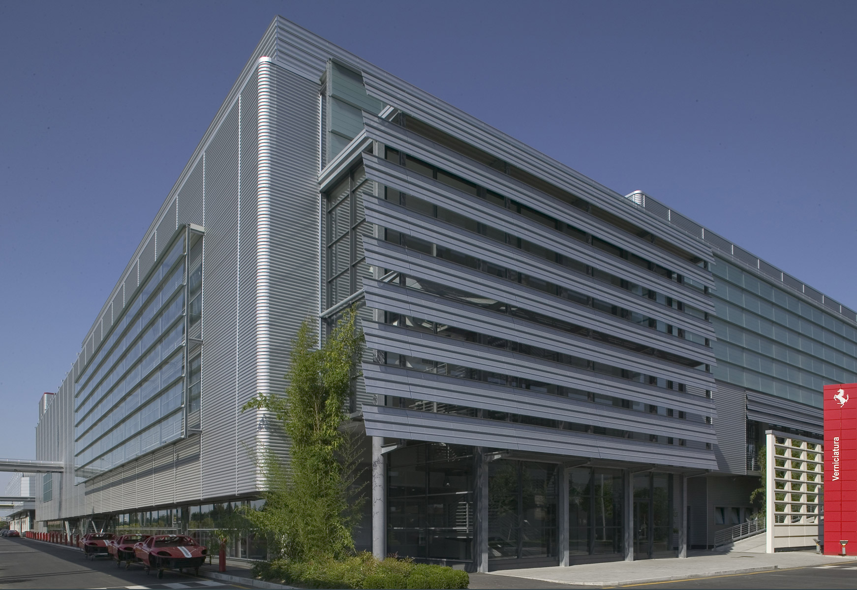 Ferrari Paintshop Building by MVarchitects - Architizer