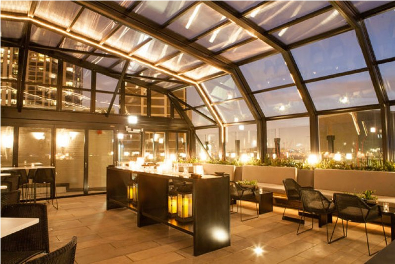 Hotel Lincoln, J. Parker Retractable Rooftop Enclosure by Spearhead ...