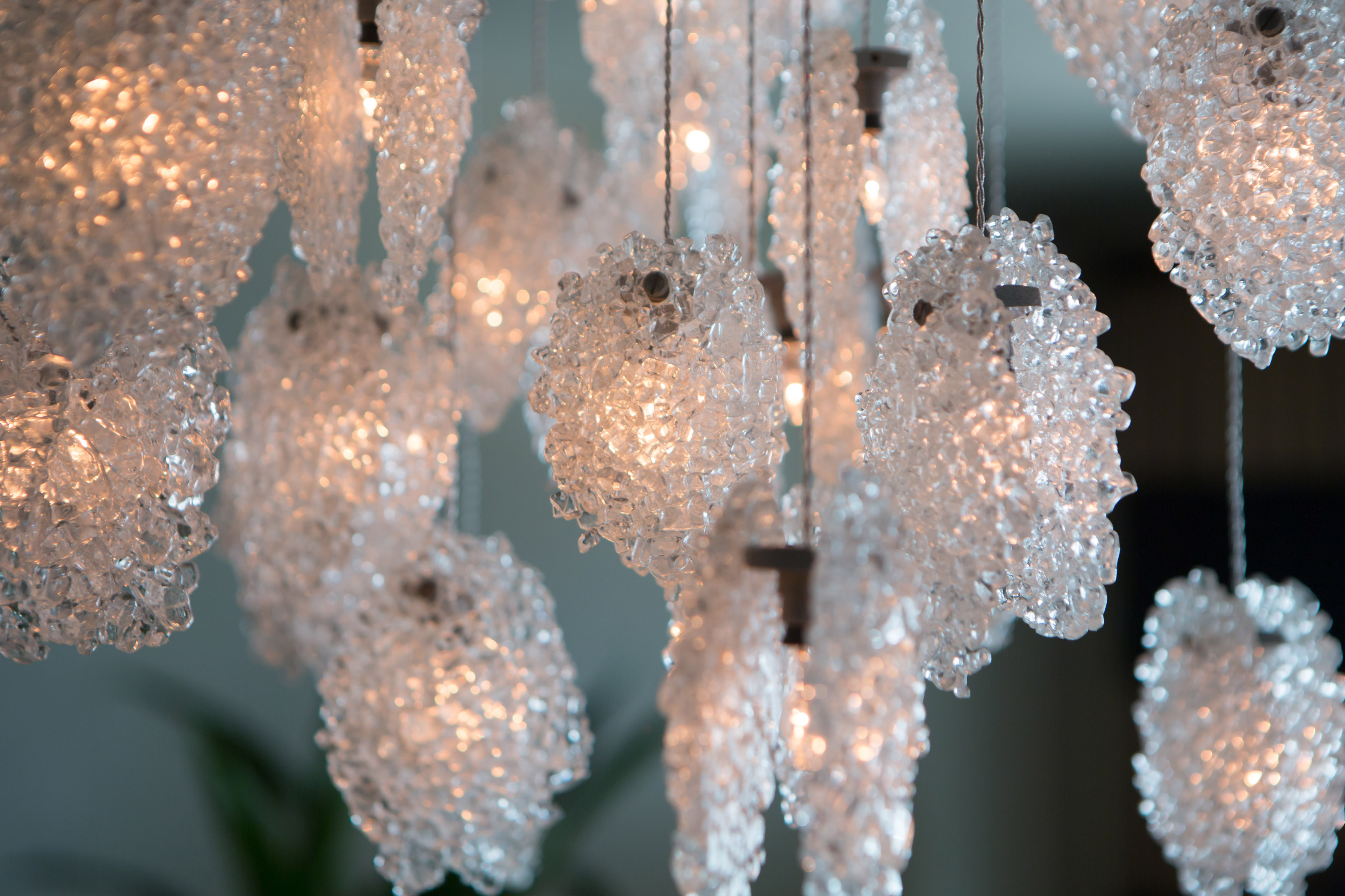 Quartz Crystal Chandelier Project by Michelle Krief - Architizer