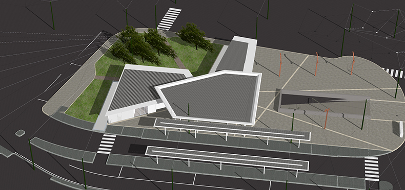 tram and bus station by A-Office/architecture platform - Architizer