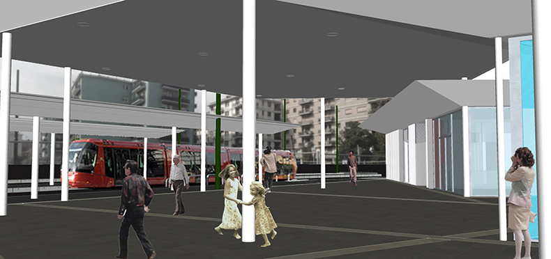 tram and bus station by A-Office/architecture platform - Architizer