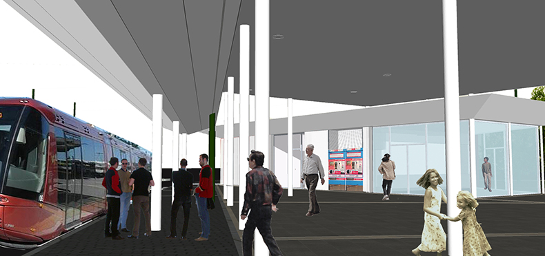 tram and bus station by A-Office/architecture platform - Architizer