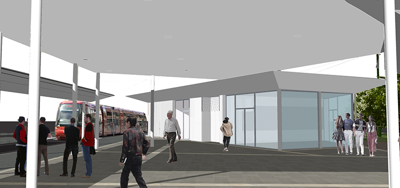 tram and bus station by A-Office/architecture platform - Architizer