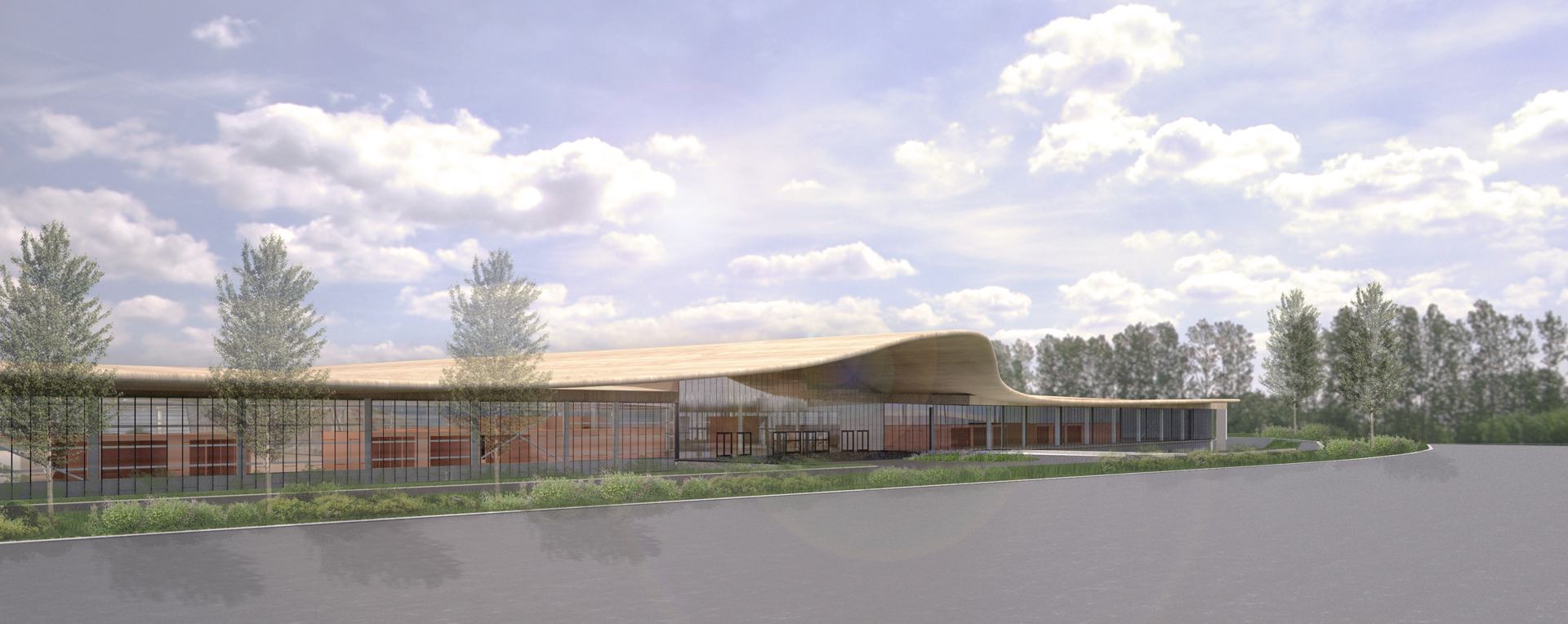 EXPO CENTER RETROFIT INTO OFFICE BUILDING COMPLEX by MRA Architects ...