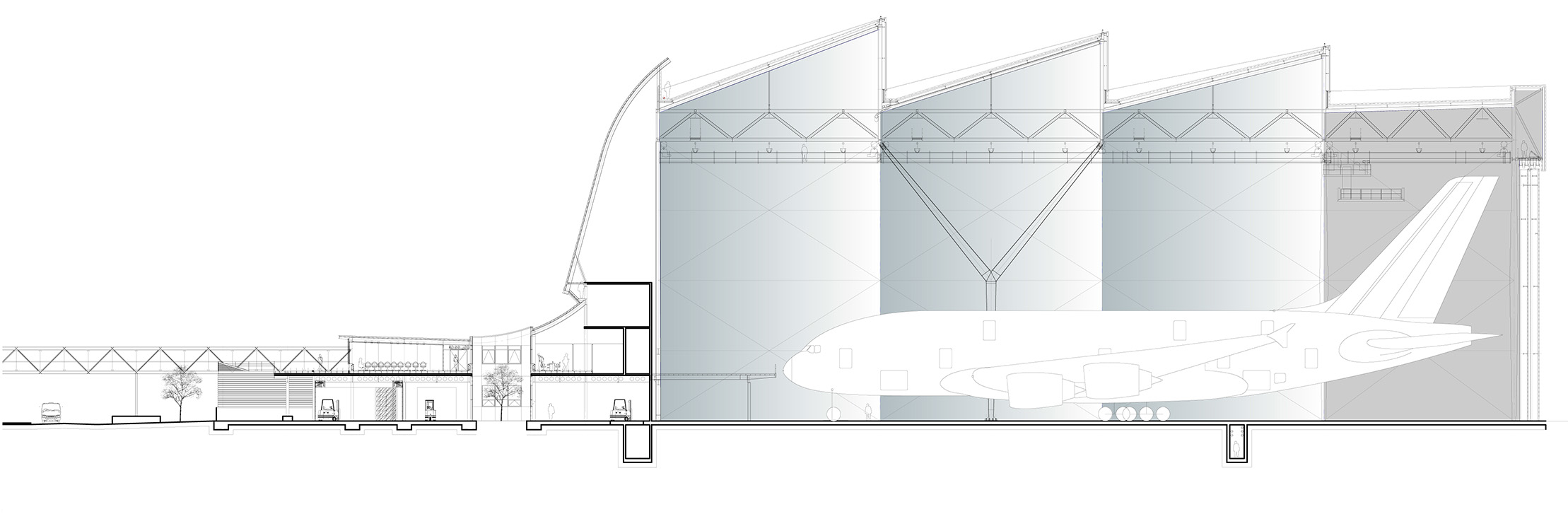 CARGOLUX WIDE-BODY AIRCRAFT MAINTENANCE CENTER by JFS Architectes ...