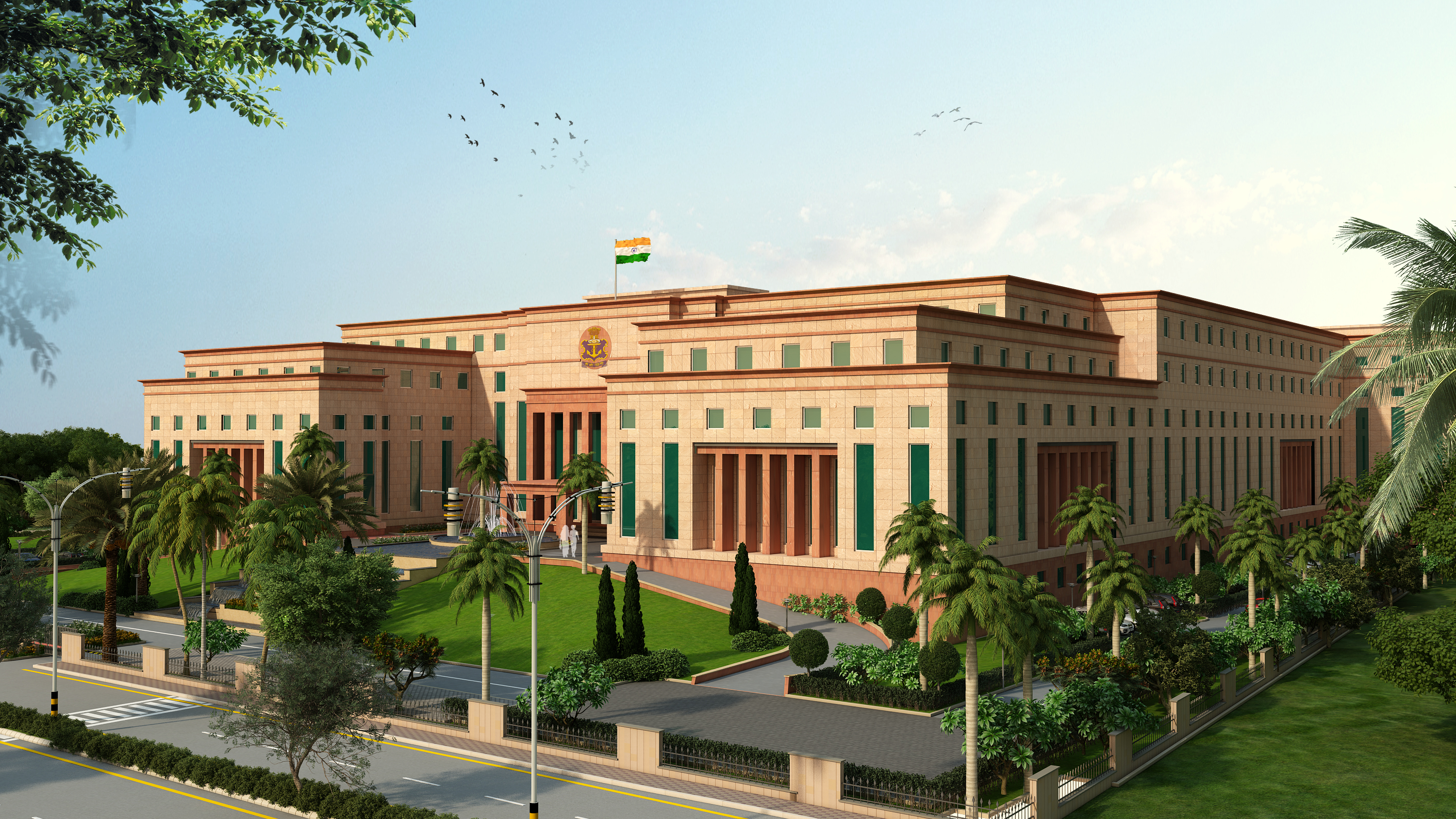 Competition Entry for Indian Navy Headquarter by CEM ENGINEERS - Architizer