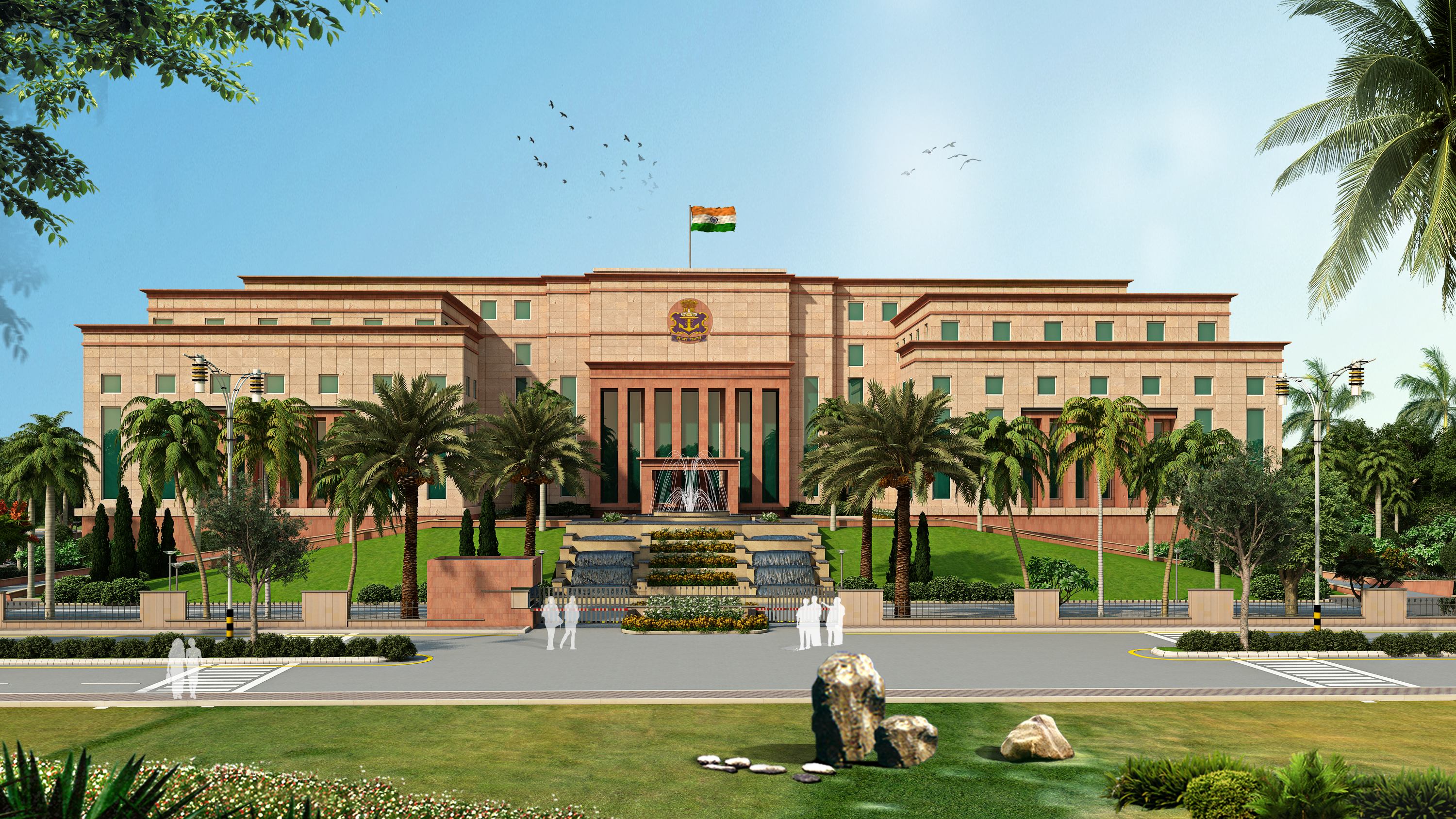 Competition Entry for Indian Navy Headquarter by CEM ENGINEERS - Architizer