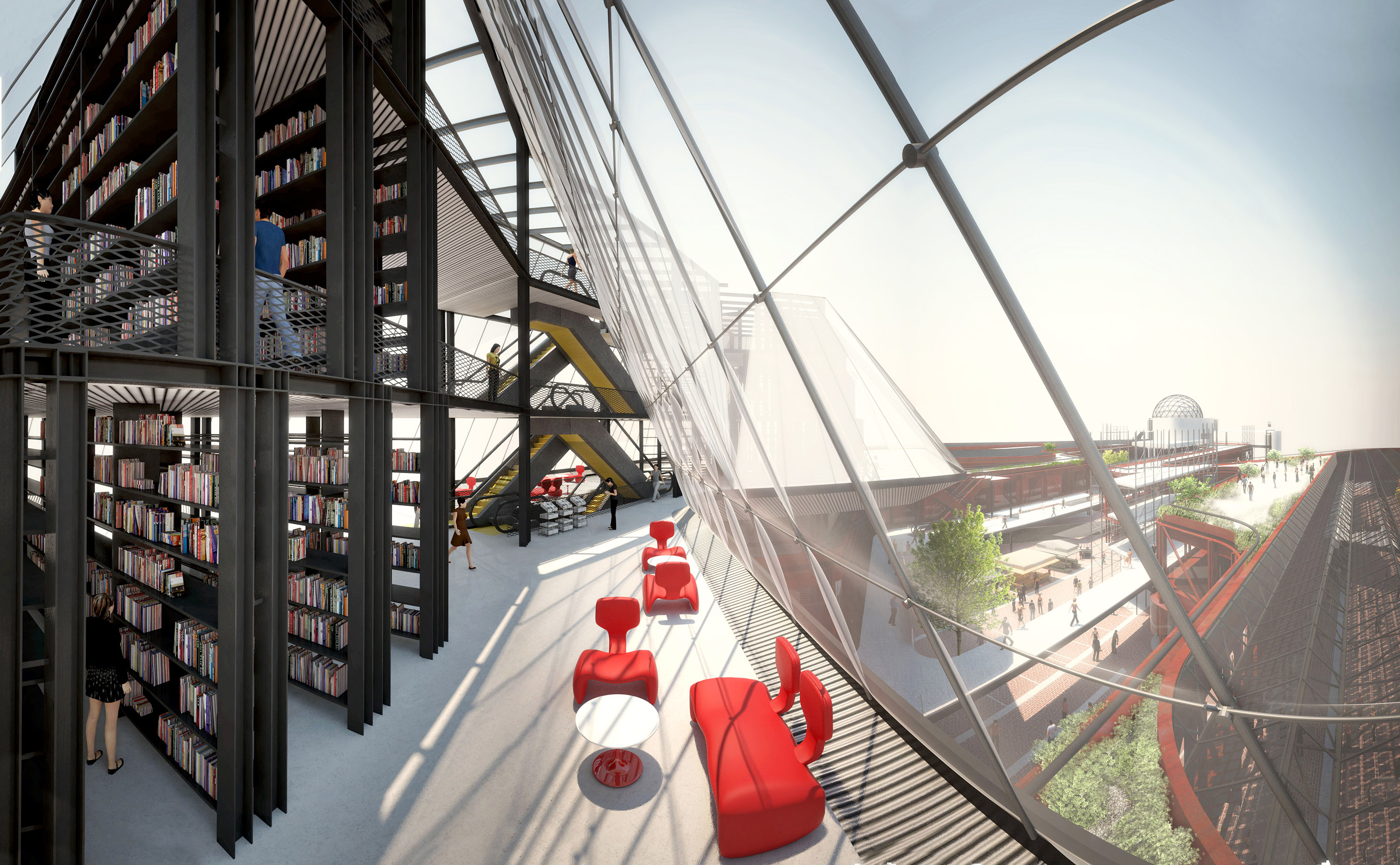 The "City within a city" project by Papalampropoulos Syriopoulou ...