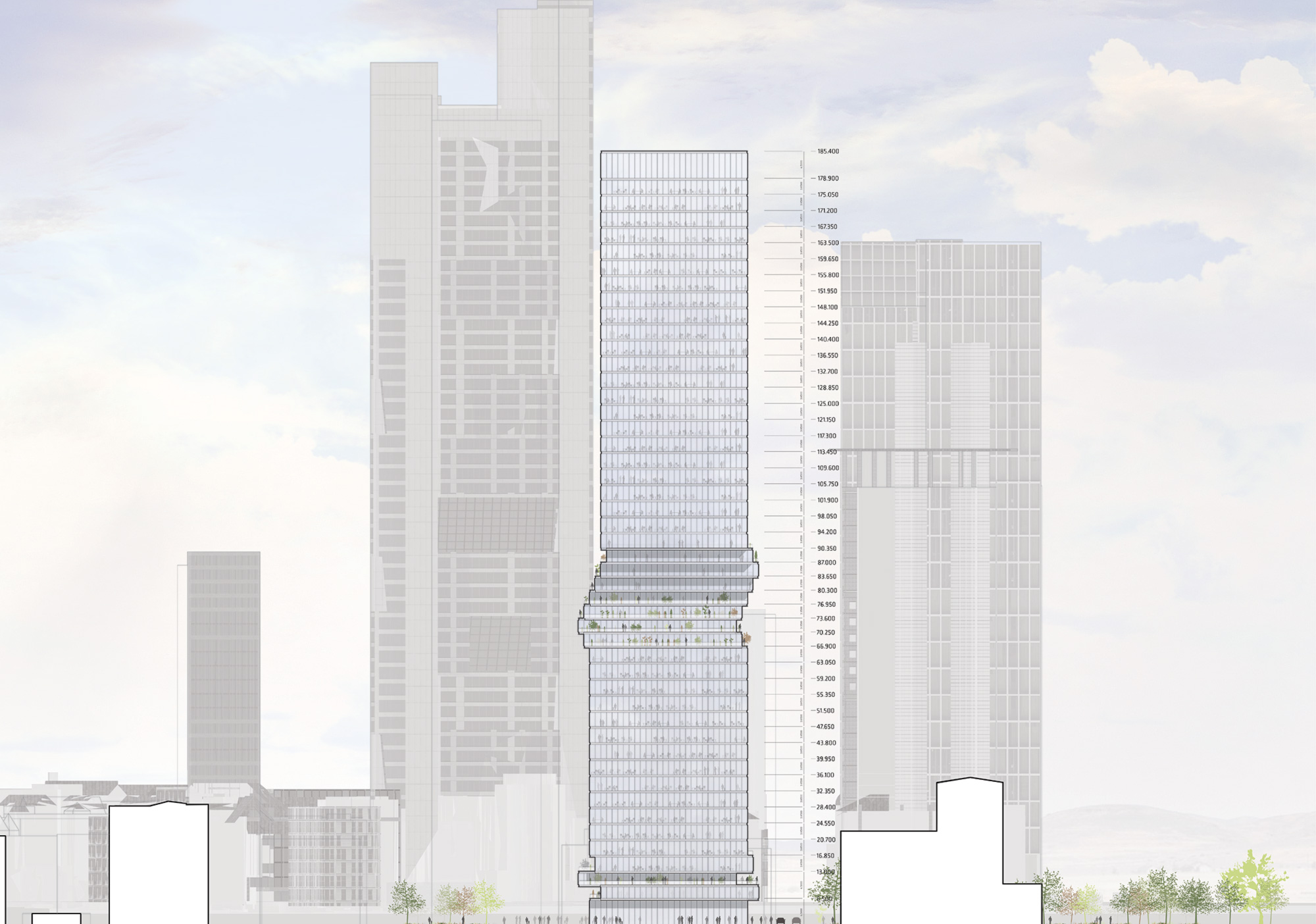 Idea 1231045: High-Rise in Frankfurt by BIG - Bjarke Ingels Group in ...