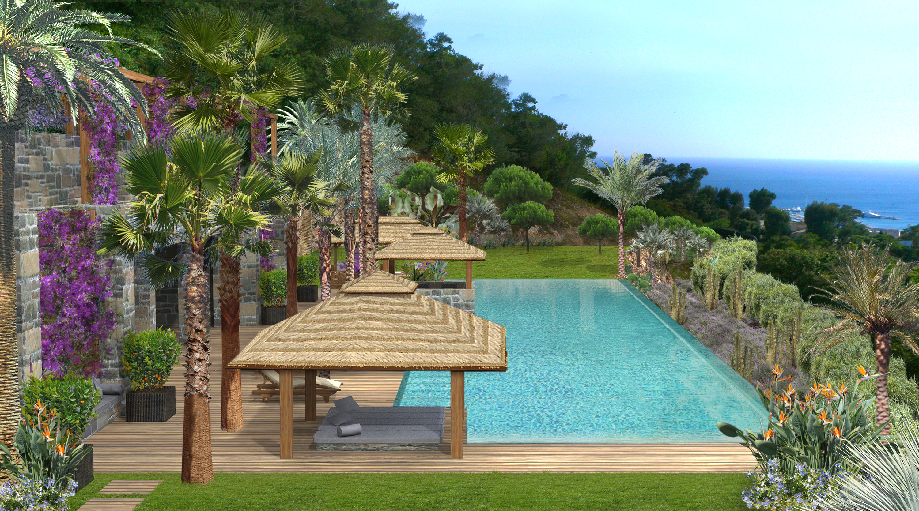 French Riviera Garden Design by Atelier Nelumbo Design - Architizer