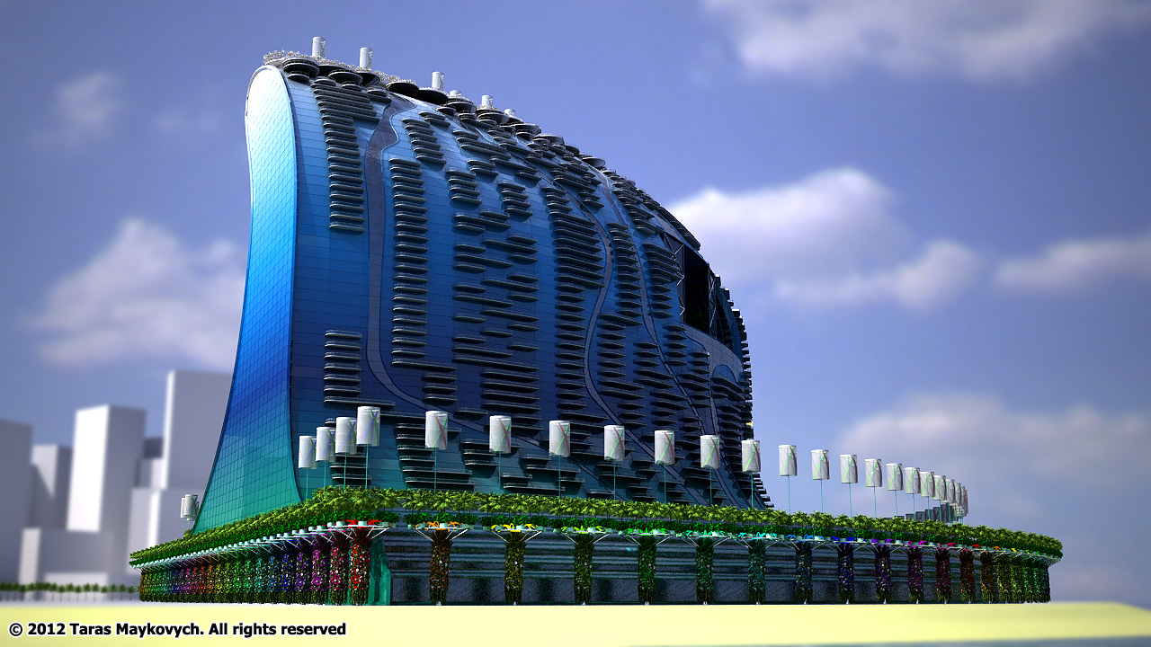 Wave Surfing Building by Taras3D - Architizer