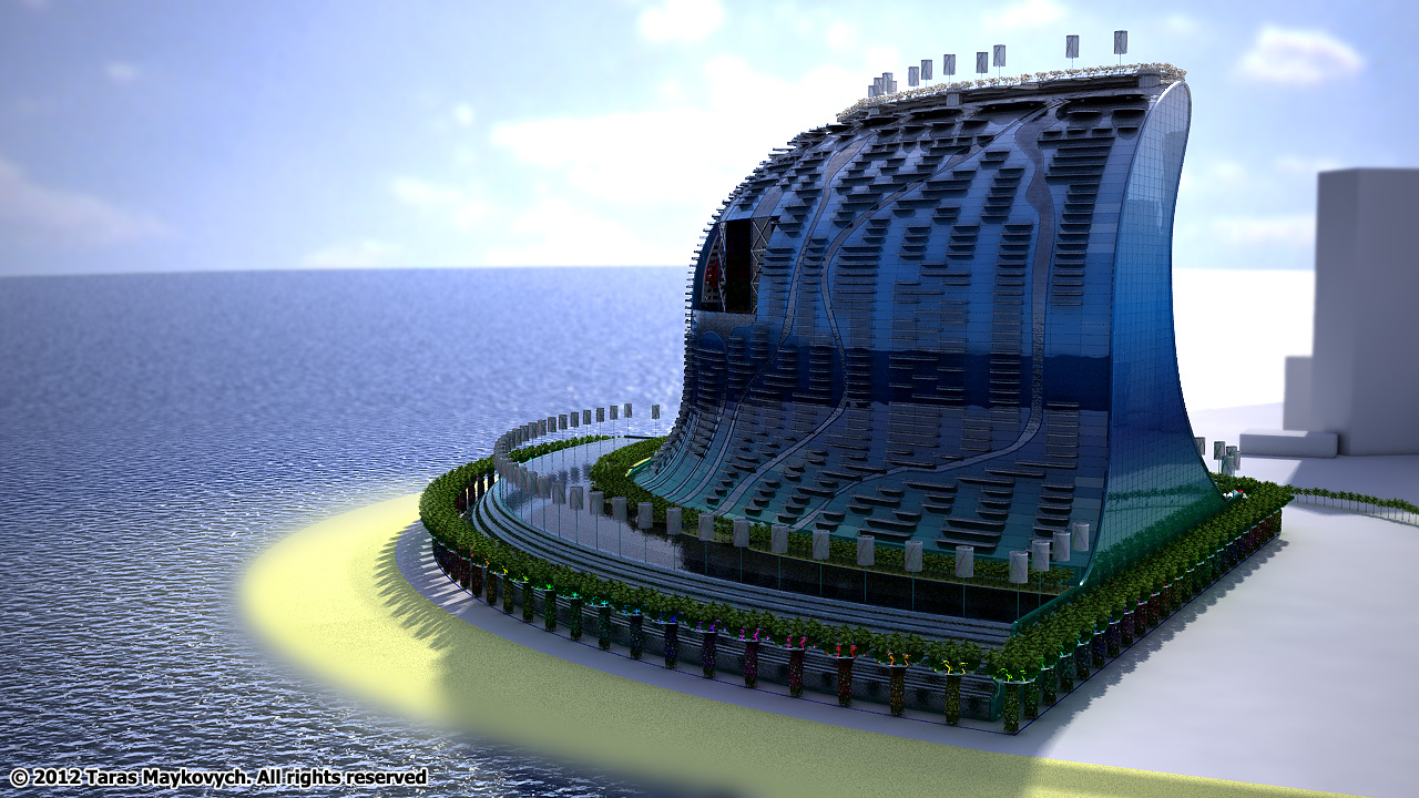 Wave Surfing Building by Taras3D - Architizer